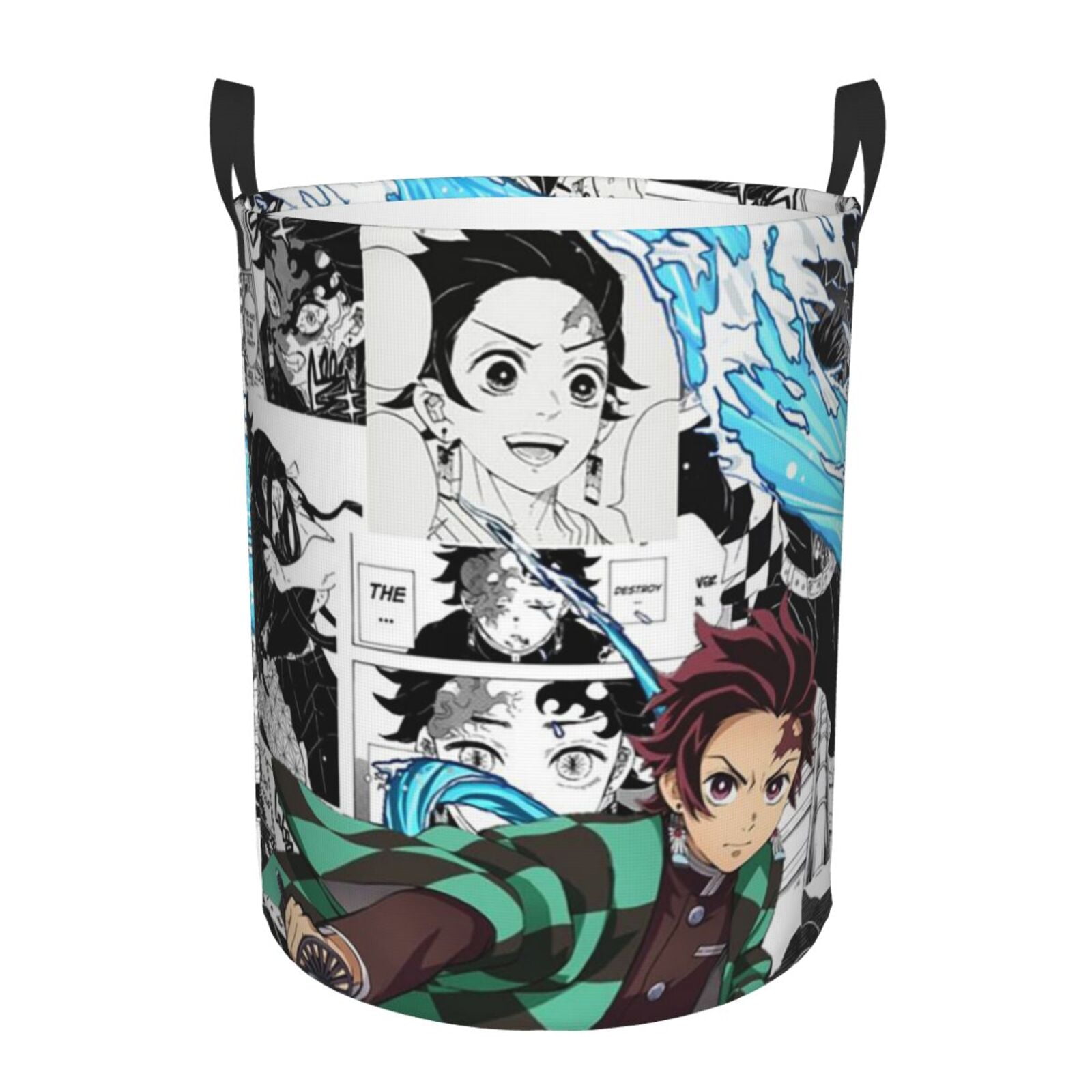 Demon Slayer Large Laundry Hamper, Collapsible Laundry Basket With ...
