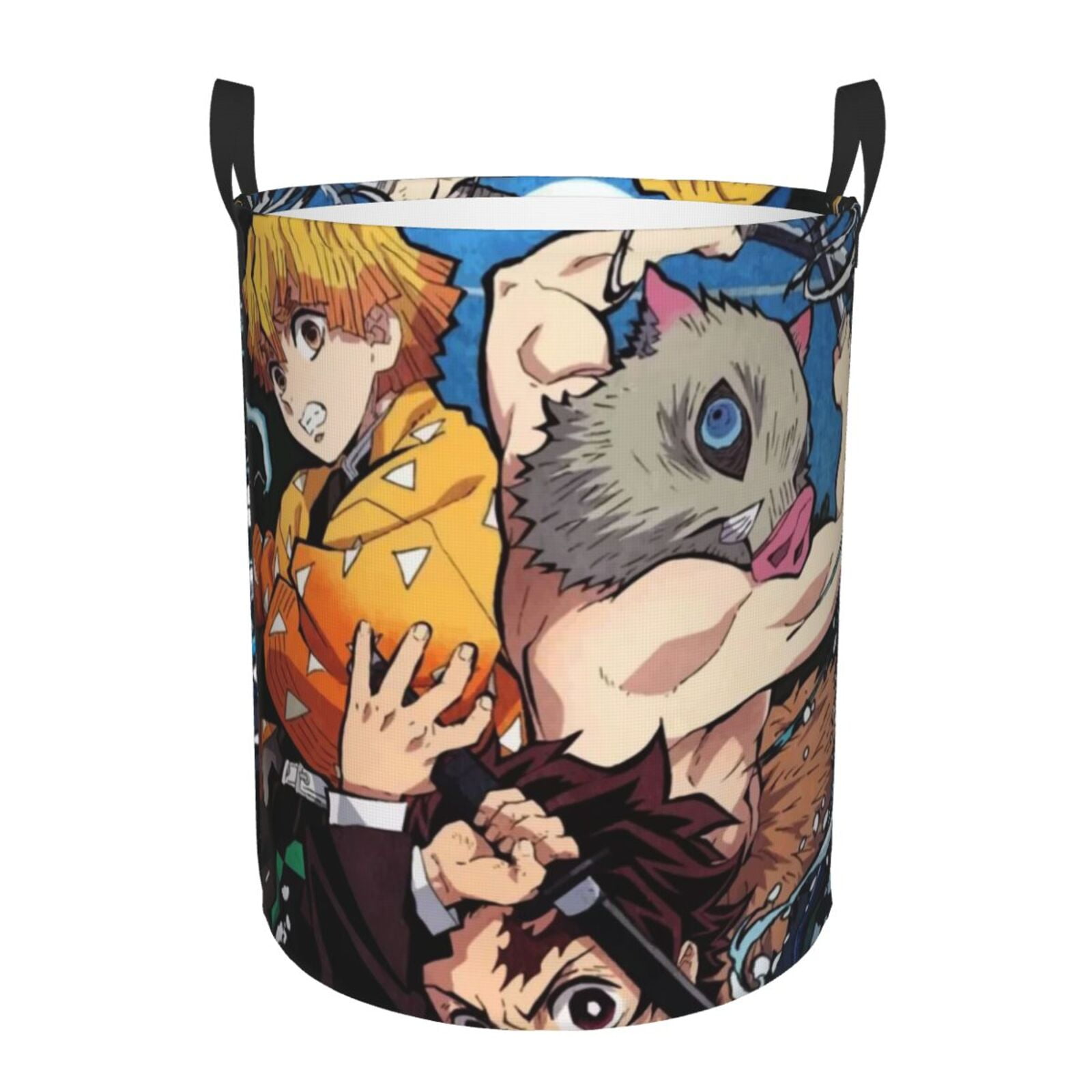 Demon Slayer Large Laundry Hamper, Collapsible Laundry Basket With ...