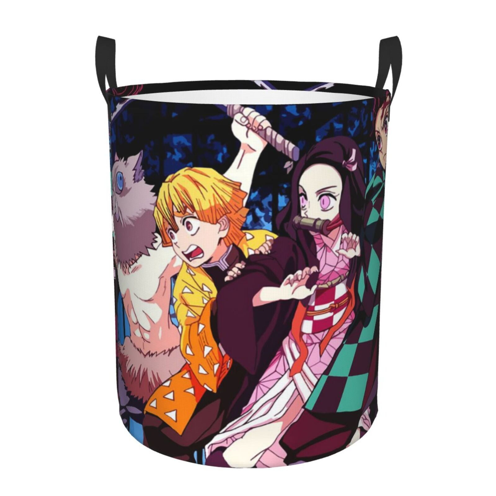 Demon Slayer Large Laundry Hamper, Collapsible Laundry Basket With ...