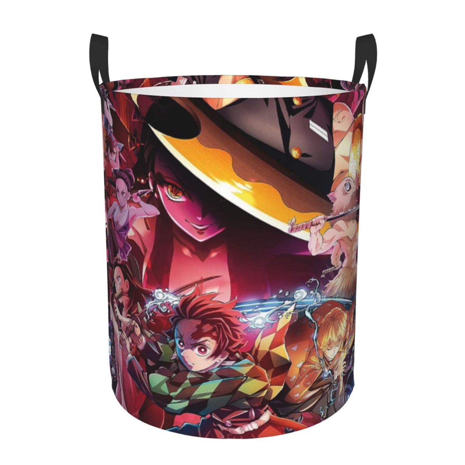 Demon Slayer Large Laundry Hamper, Collapsible Laundry Basket With ...