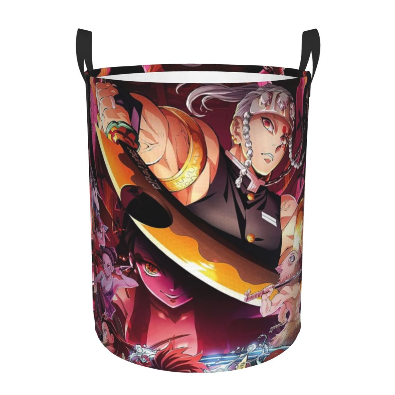 Demon Slayer Large Laundry Hamper, Collapsible Laundry Basket With ...