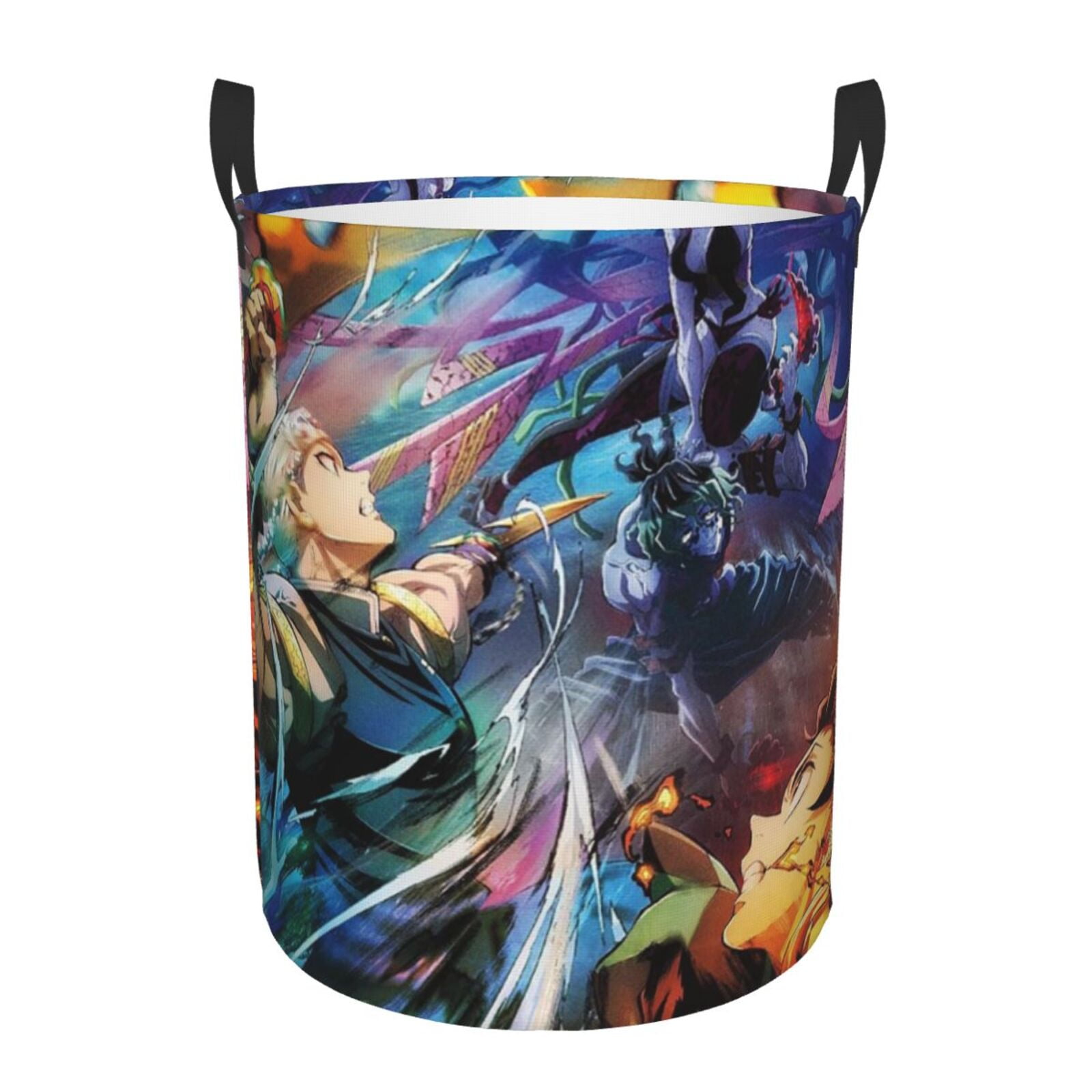 Demon Slayer Large Laundry Hamper, Collapsible Laundry Basket With ...