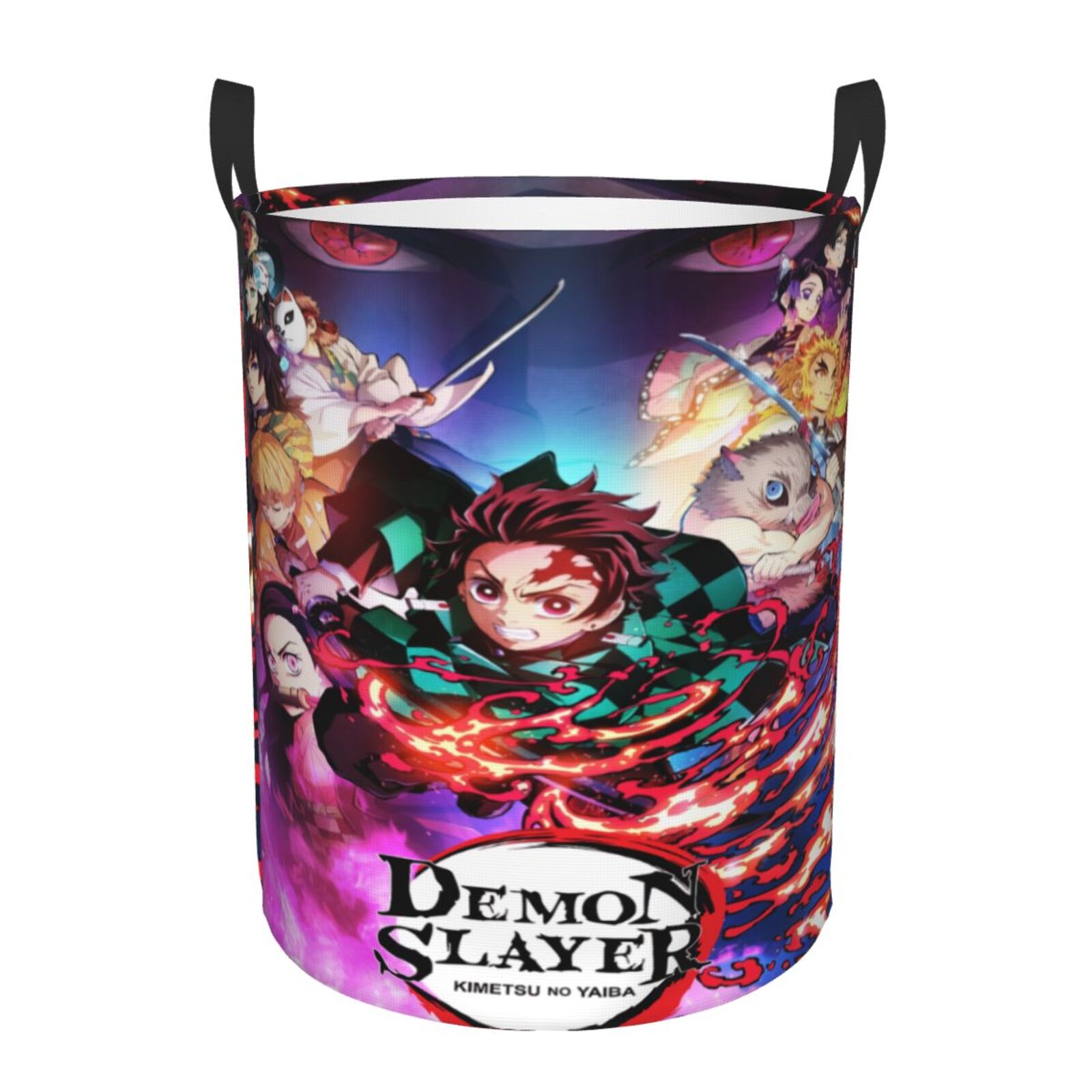 Demon Slayer Large Laundry Hamper, Collapsible Laundry Basket With ...