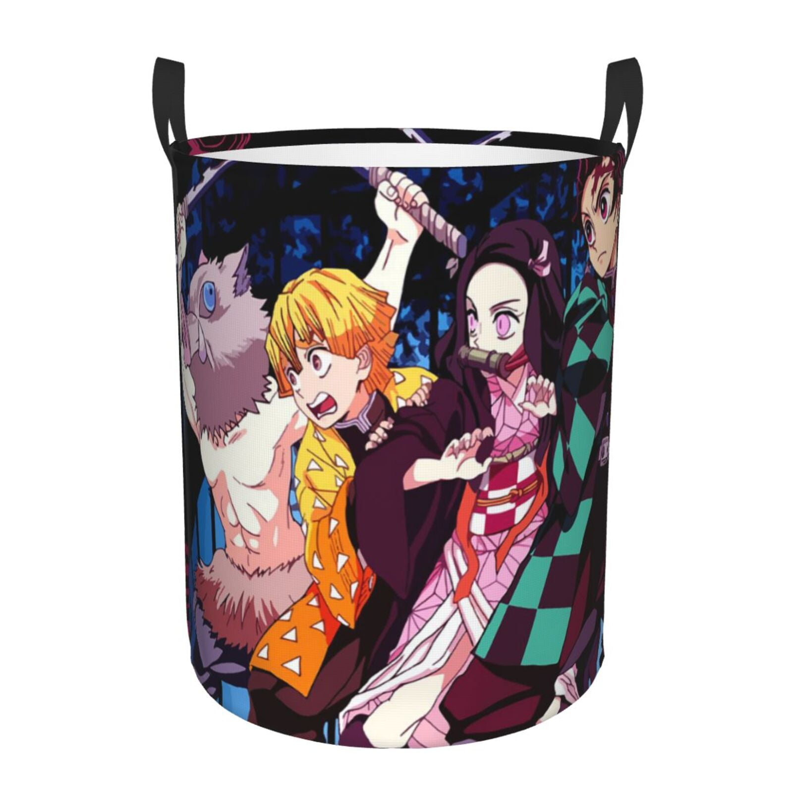 Demon Slayer Large Laundry Hamper, Collapsible Laundry Basket With ...