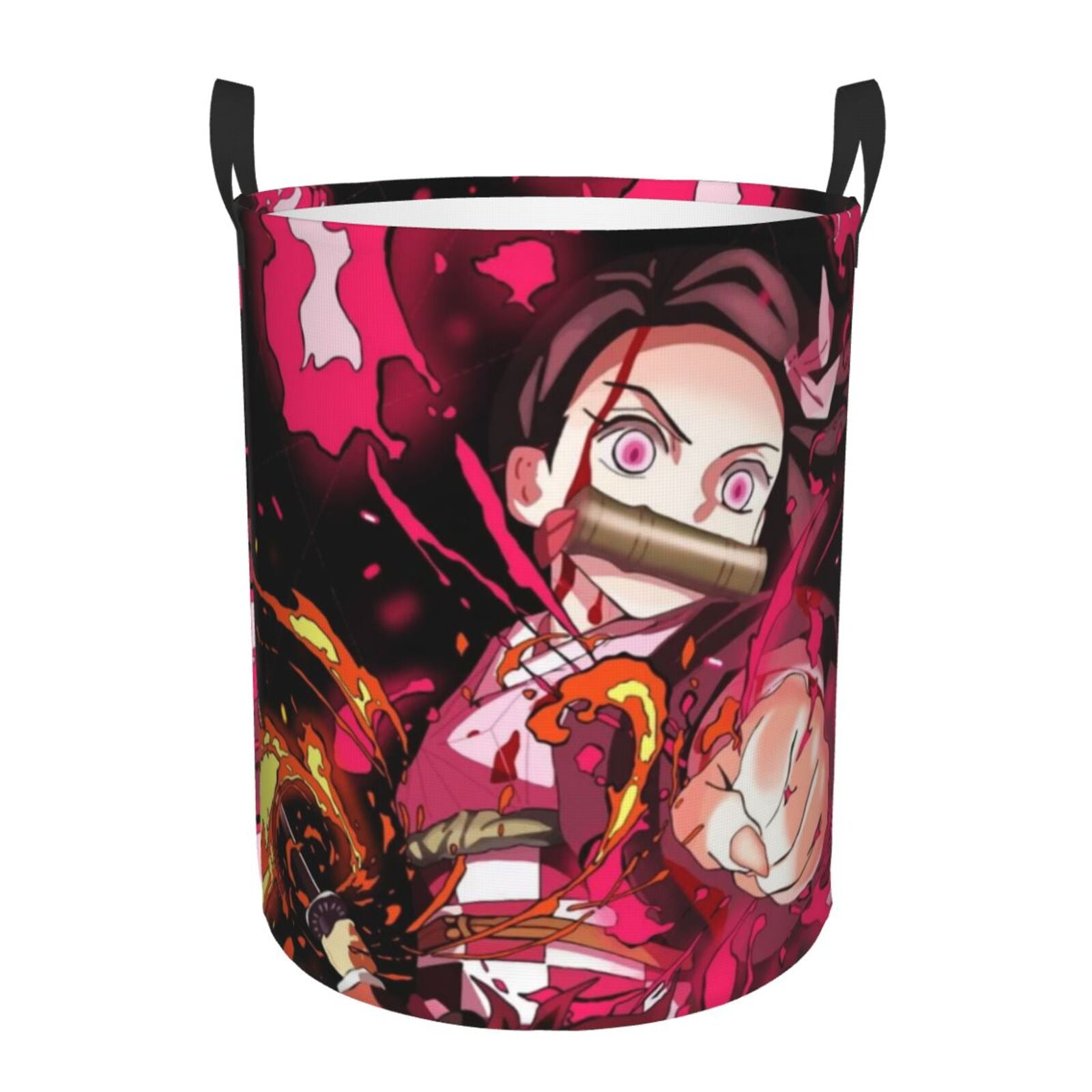 Demon Slayer Large Laundry Hamper, Collapsible Laundry Basket With ...