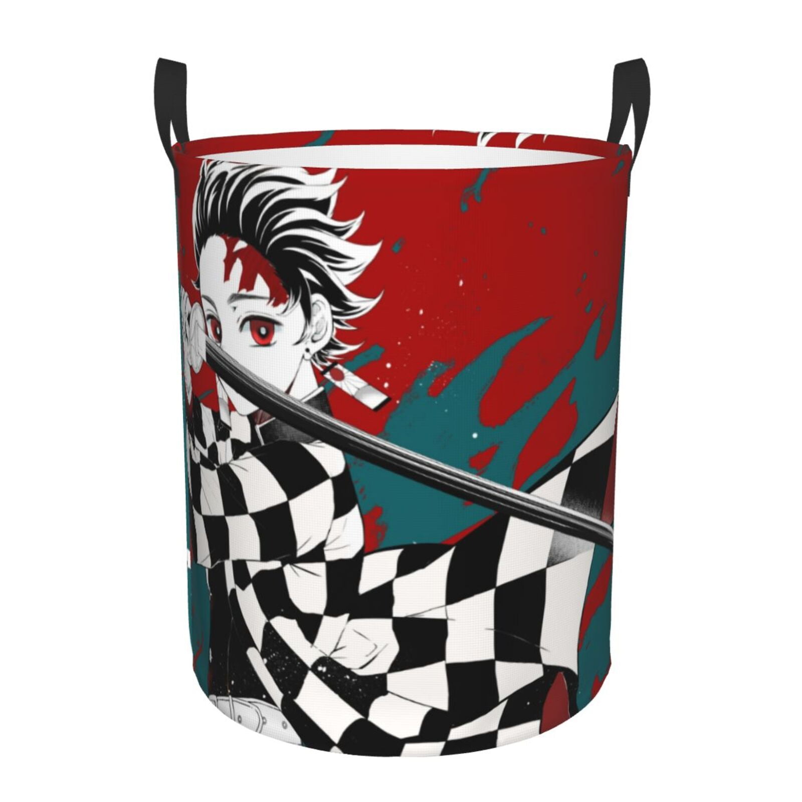 Demon Slayer Large Laundry Hamper, Collapsible Laundry Basket With ...