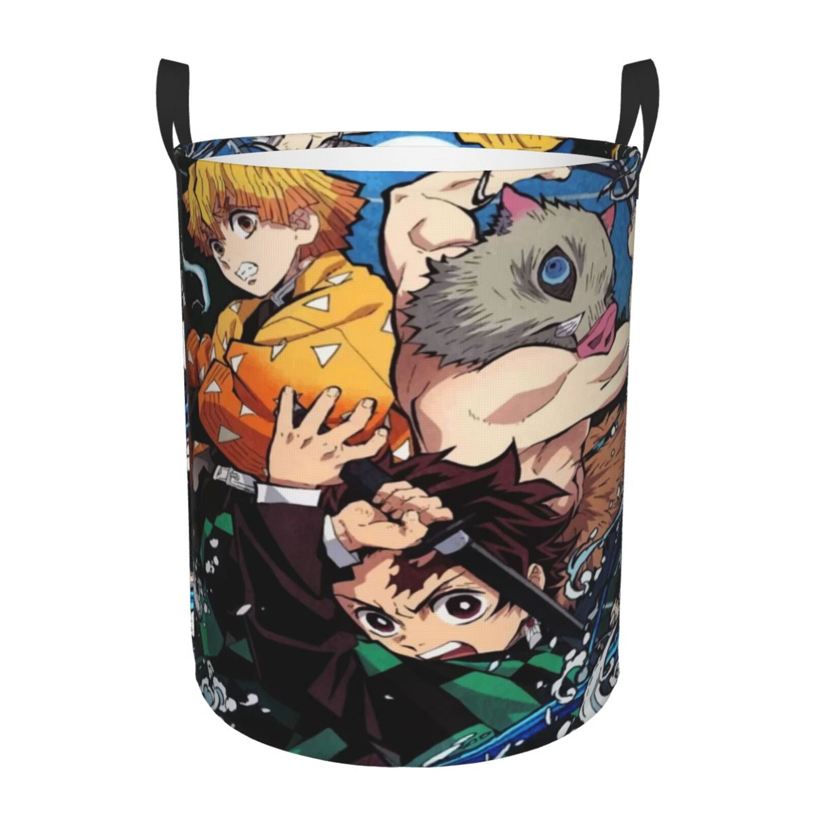 Demon Slayer Large Laundry Hamper, Collapsible Laundry Basket With ...