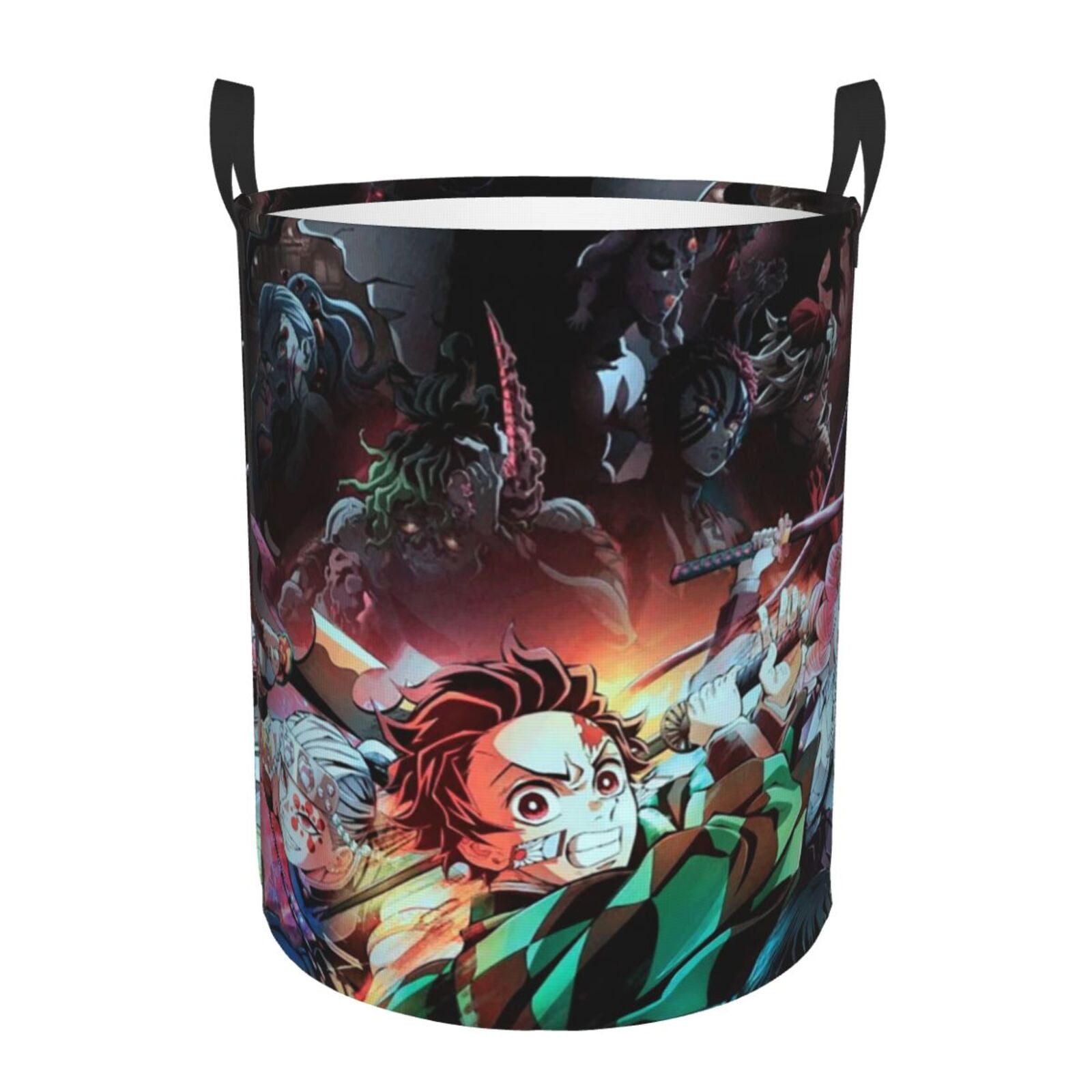 Demon Slayer Large Laundry Hamper, Collapsible Laundry Basket With ...