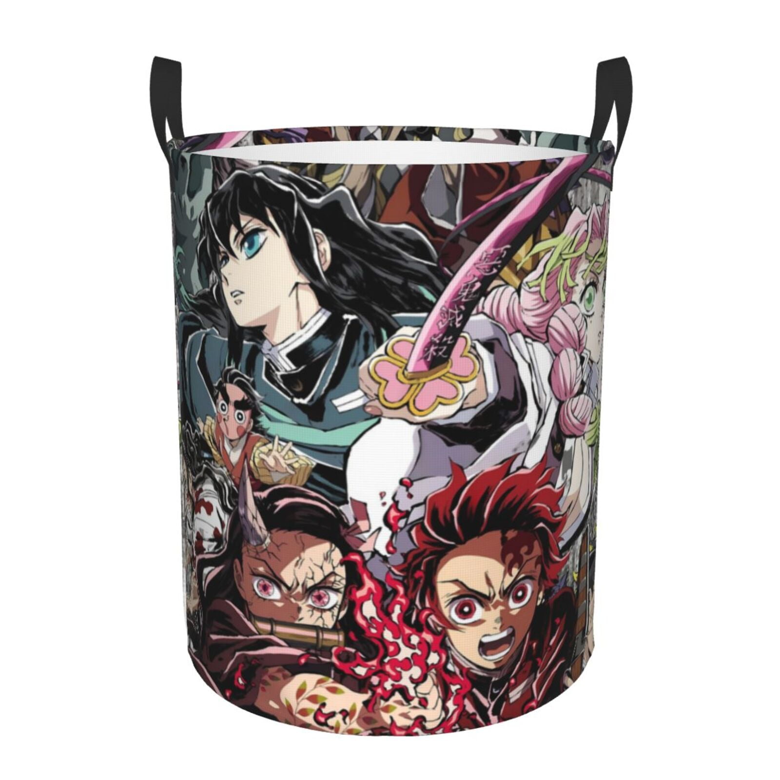 Demon Slayer Large Laundry Hamper, Collapsible Laundry Basket With ...