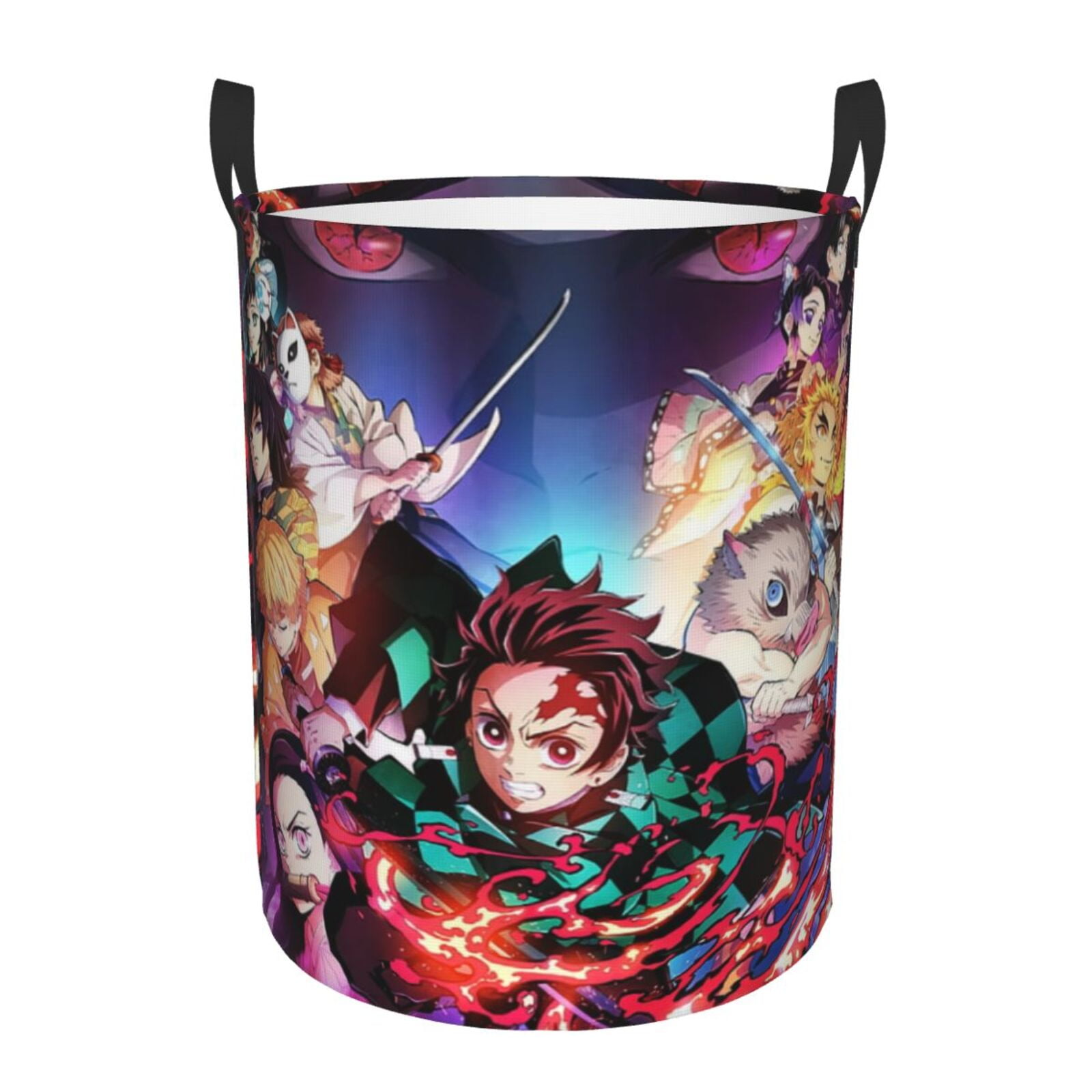 Demon Slayer Large Laundry Hamper, Collapsible Laundry Basket With ...