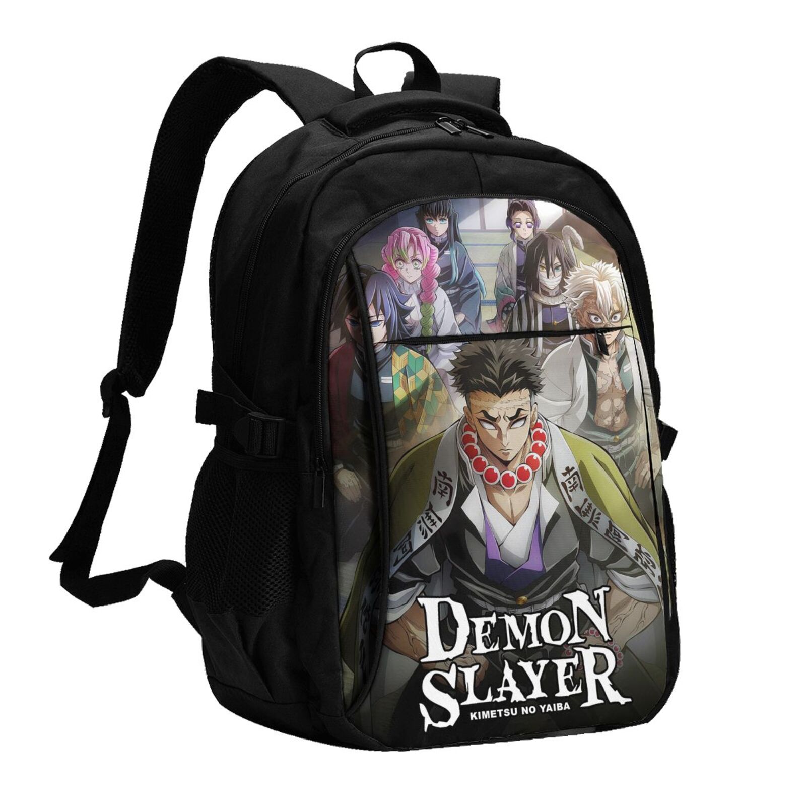 Demon Slayer Large Travel Laptop Backpack With Usb Charging Port ...