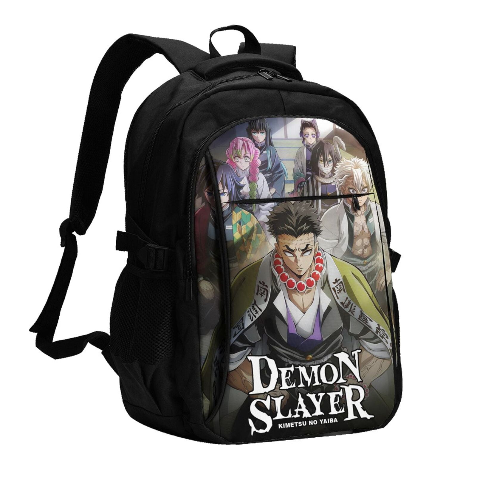 Demon Slayer Large Travel Laptop Backpack with USB Charging Port ...