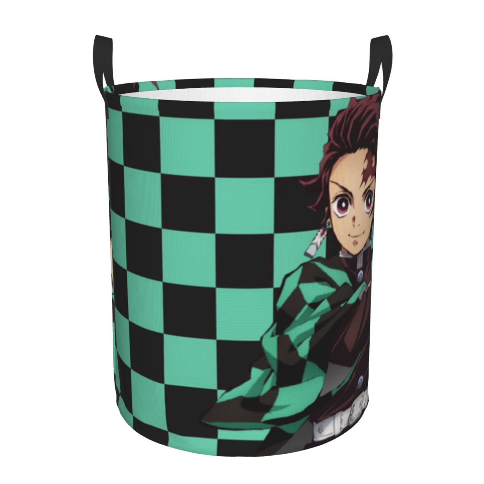 Demon Slayer Laundry Basket Circular Laundry Hamper Dirty Clothes ...