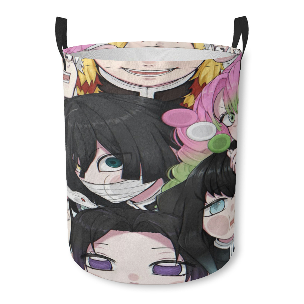 Demon Slayer Laundry Basket with Handle Cartoon Animal Laundry Basket ...
