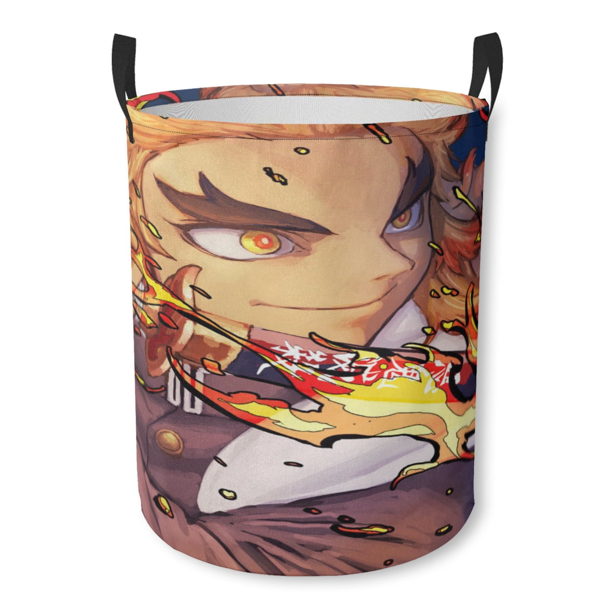 Demon Slayer Laundry Basket with Handle Cartoon Animal Laundry Basket ...