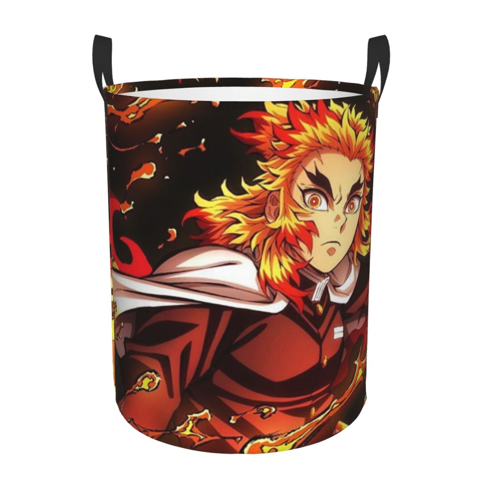 Demon Slayer Laundry Hamper With Handles Clothes Toy Storage Basket For ...
