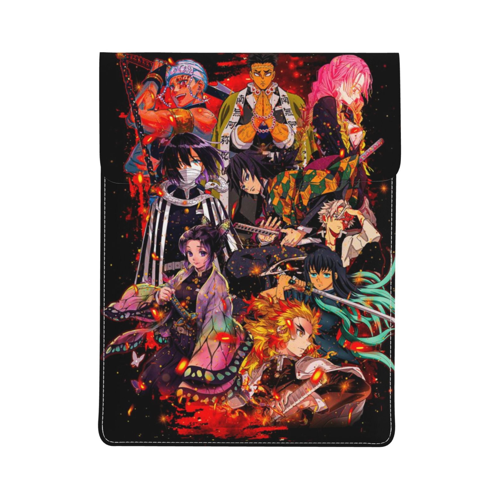 Demon Slayer Leather Laptop Sleeve Case Slim Waterproof Protective ...