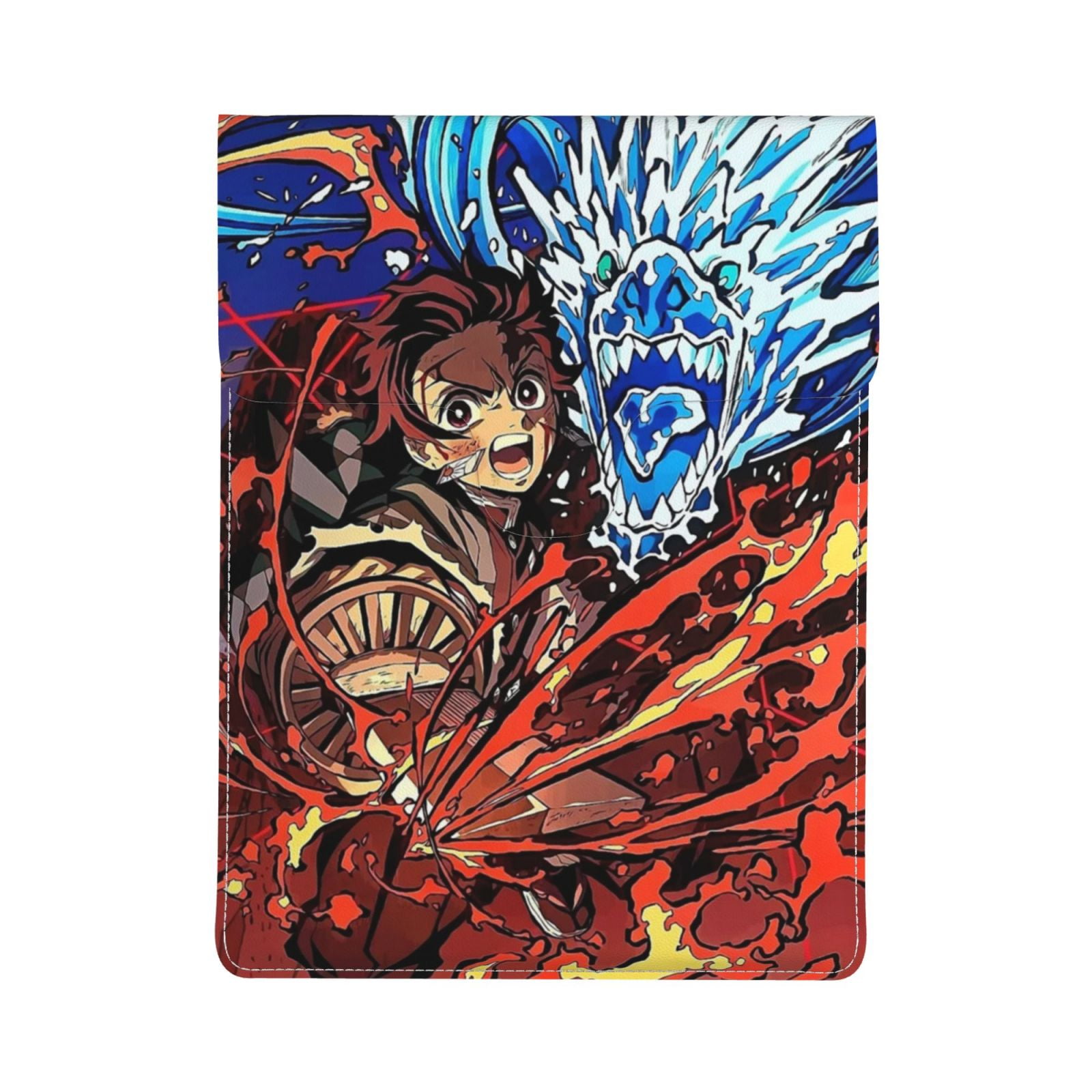 Demon Slayer Leather Laptop Sleeve Case Slim Waterproof Protective ...
