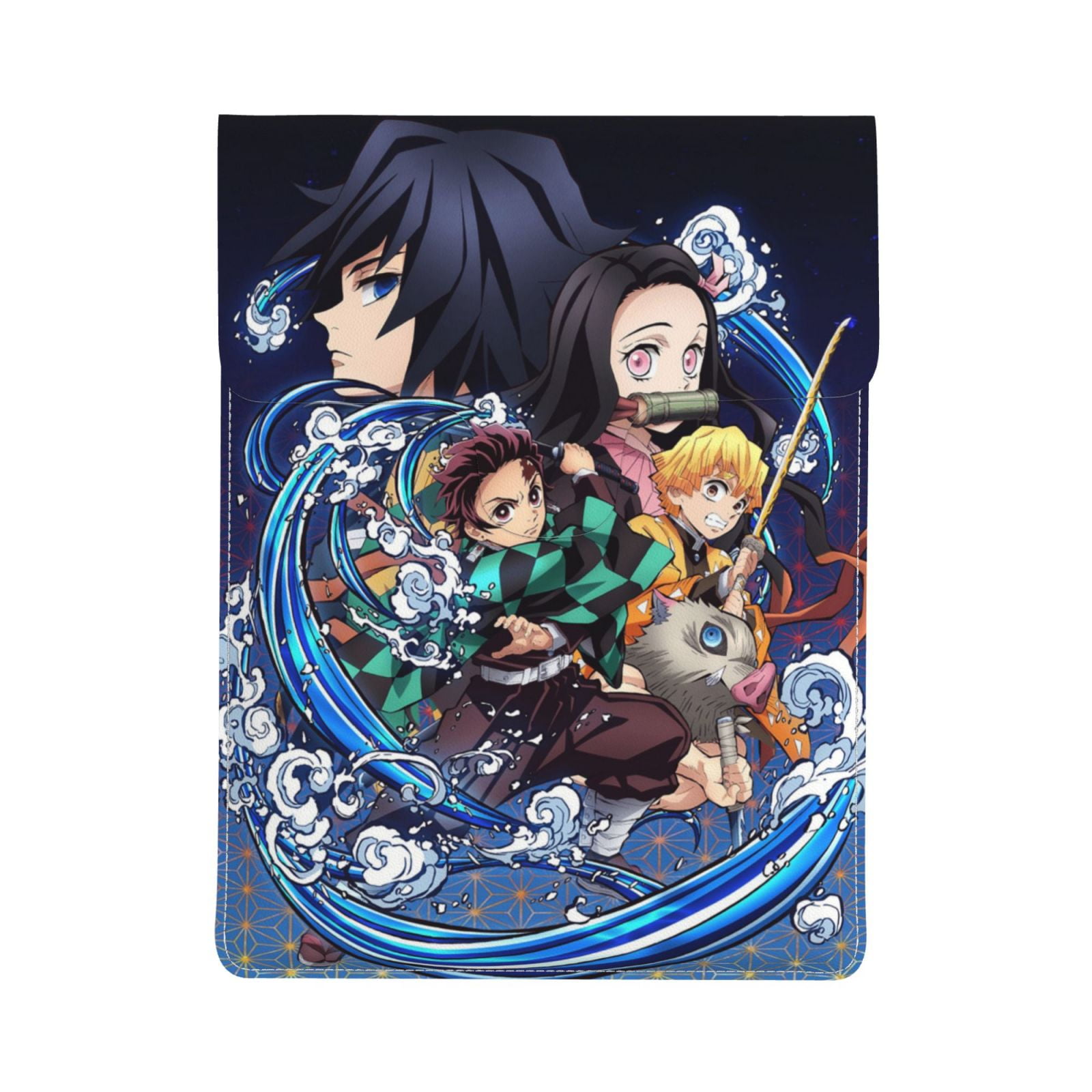 Demon Slayer Leather Laptop Sleeve Case Slim Waterproof Protective ...