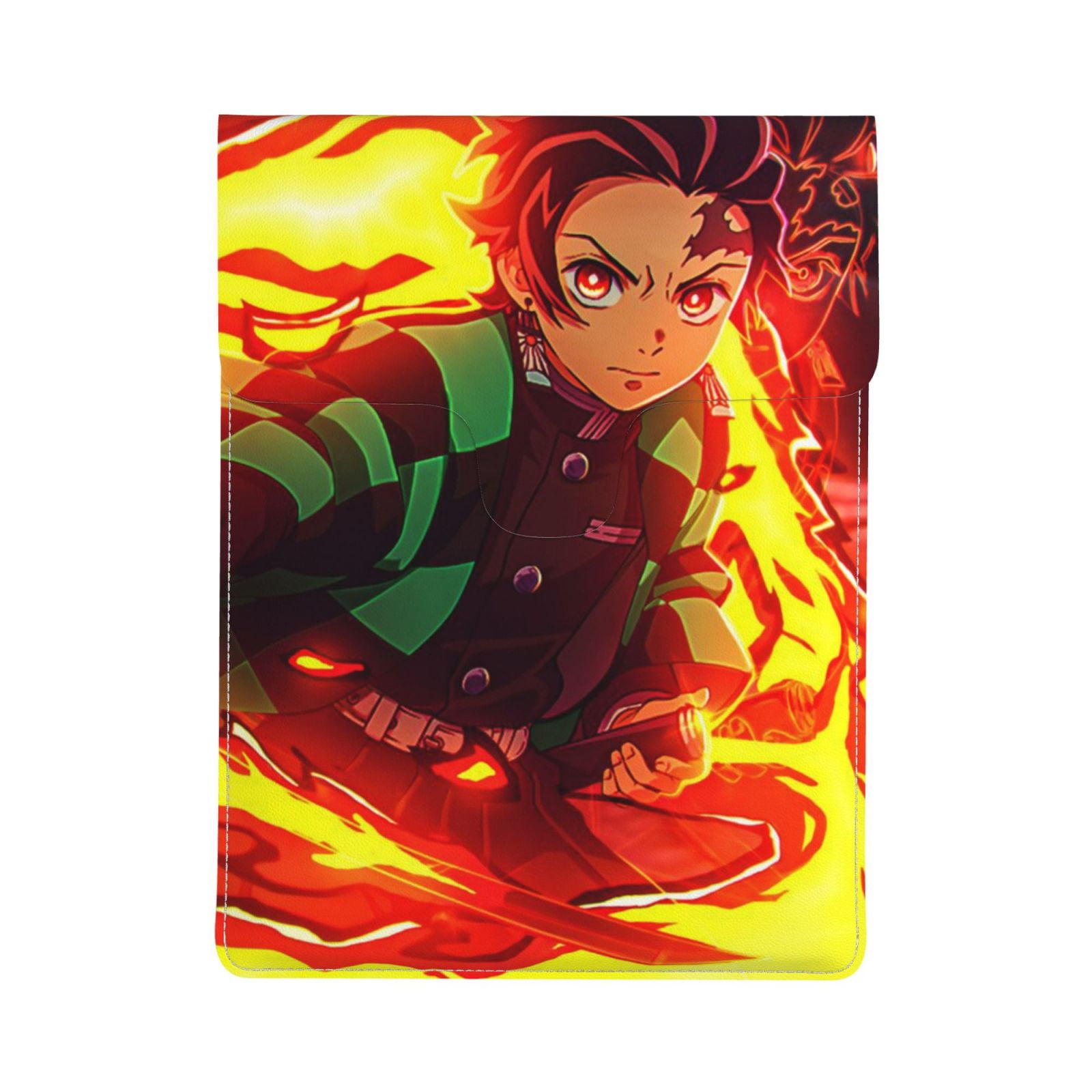 Demon Slayer Leather Laptop Sleeve Case Slim Waterproof Protective ...