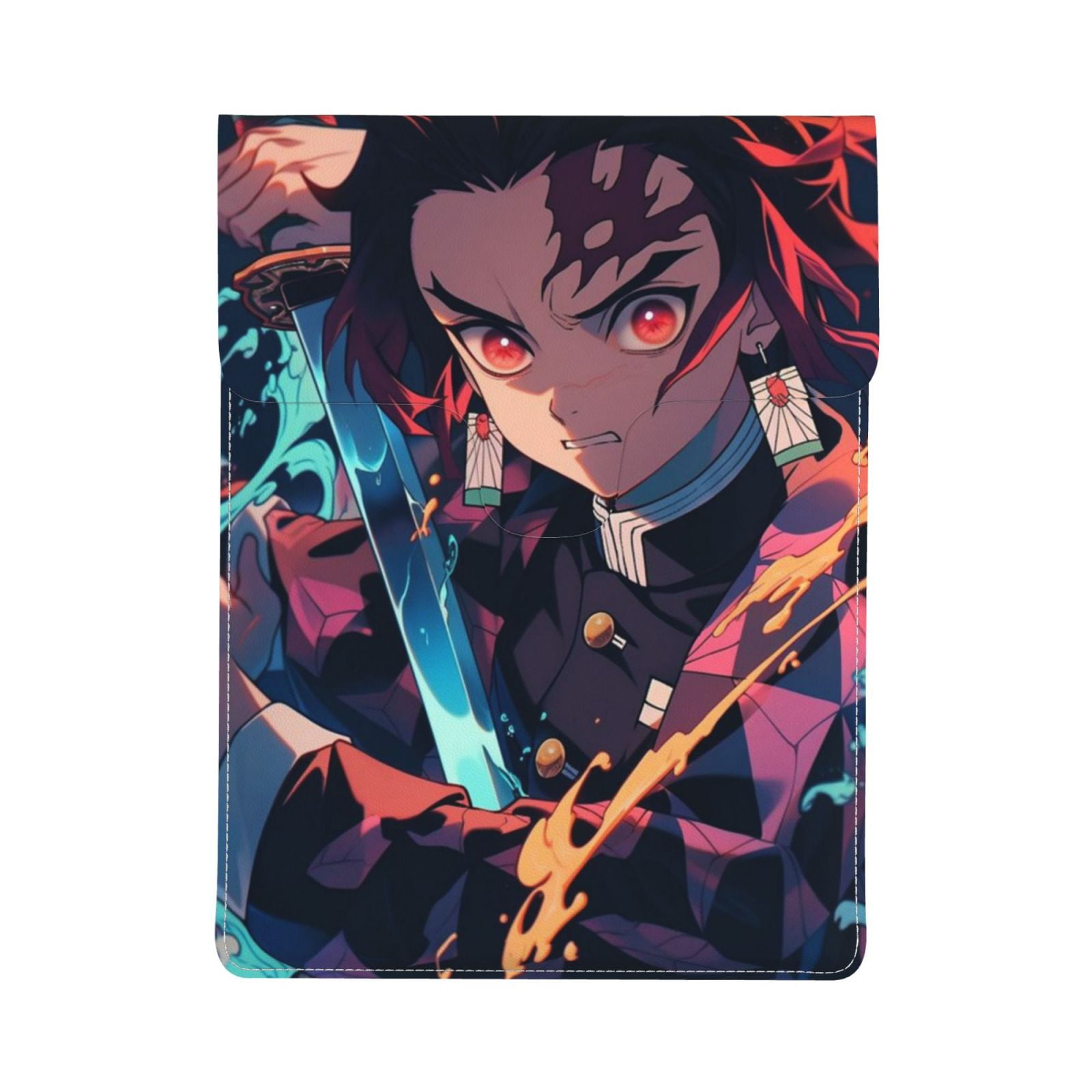 Demon Slayer Leather Laptop Sleeve Case Slim Waterproof Protective ...
