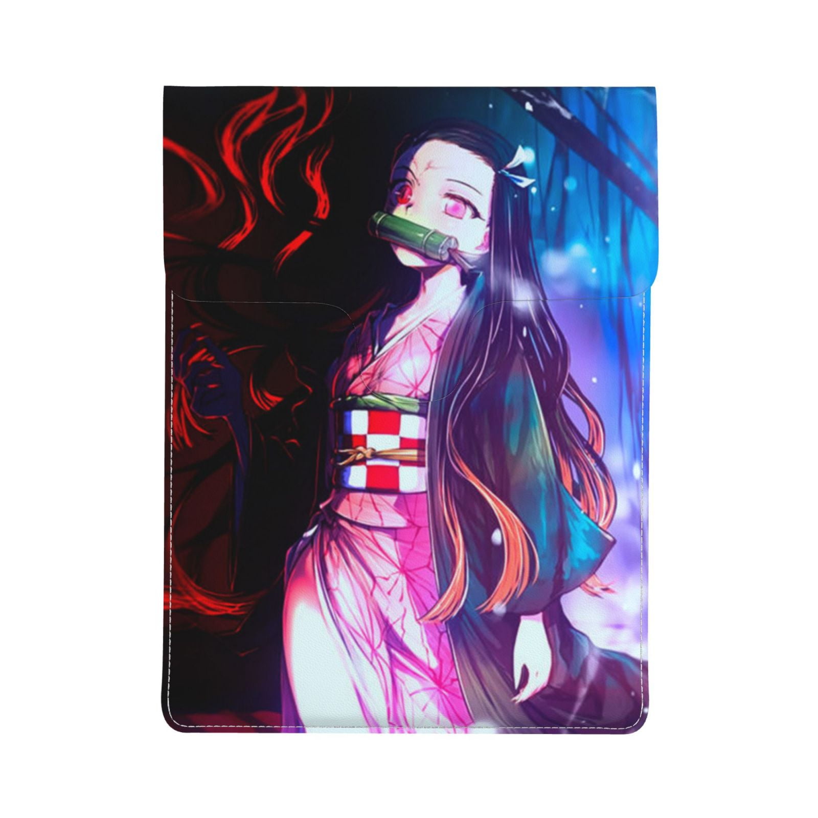 Demon Slayer Leather Laptop Sleeve Case Slim Waterproof Protective ...