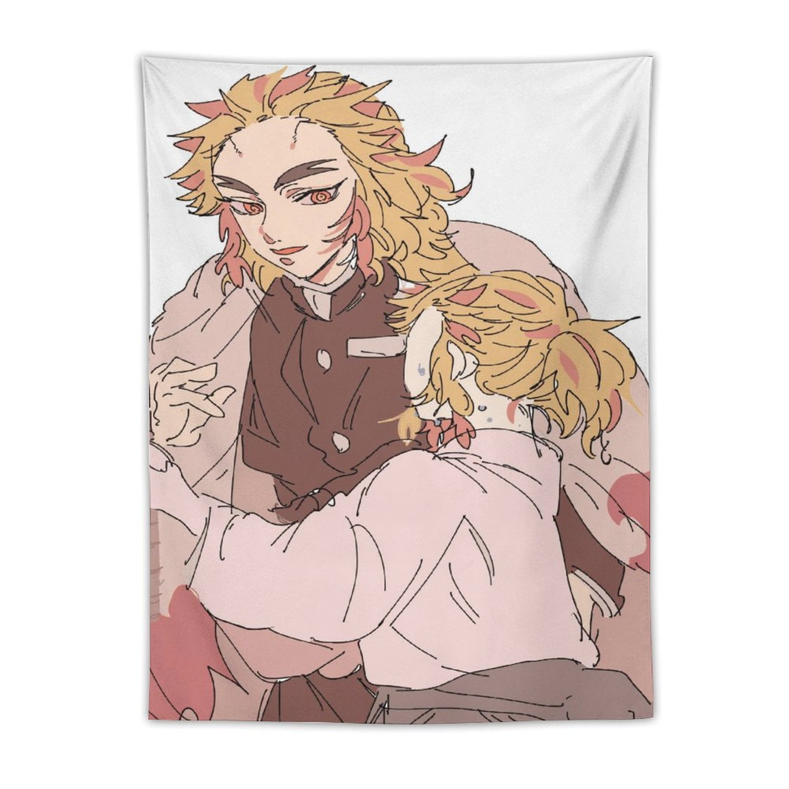 Demon Slayer -Line Art Tapestry Tanjiro Nezuko Kocho 30"x40" in ...