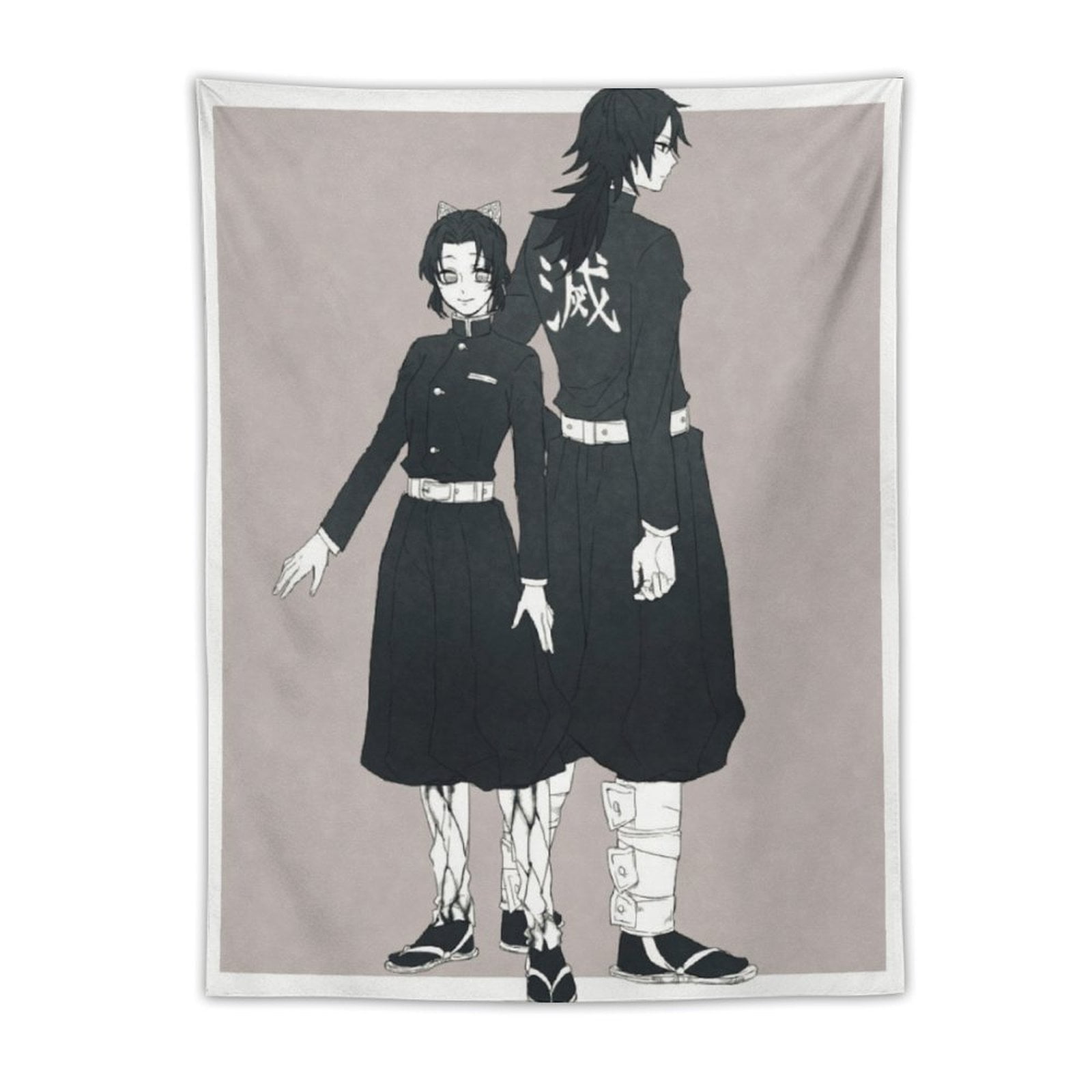 Demon Slayer -Line Art Tapestry Tanjiro Nezuko Kocho 30"x40" in ...