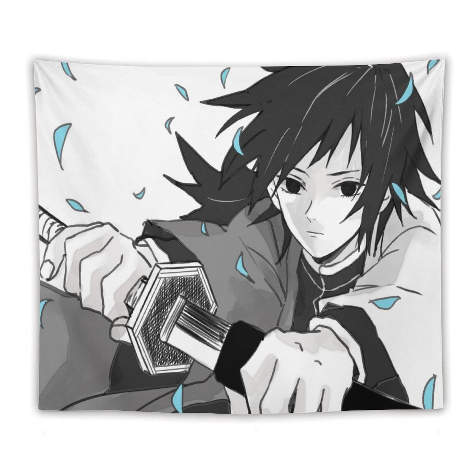 Demon Slayer - Line Art Tapestry Tanjiro Nezuko Kocho 50"x60" in ...