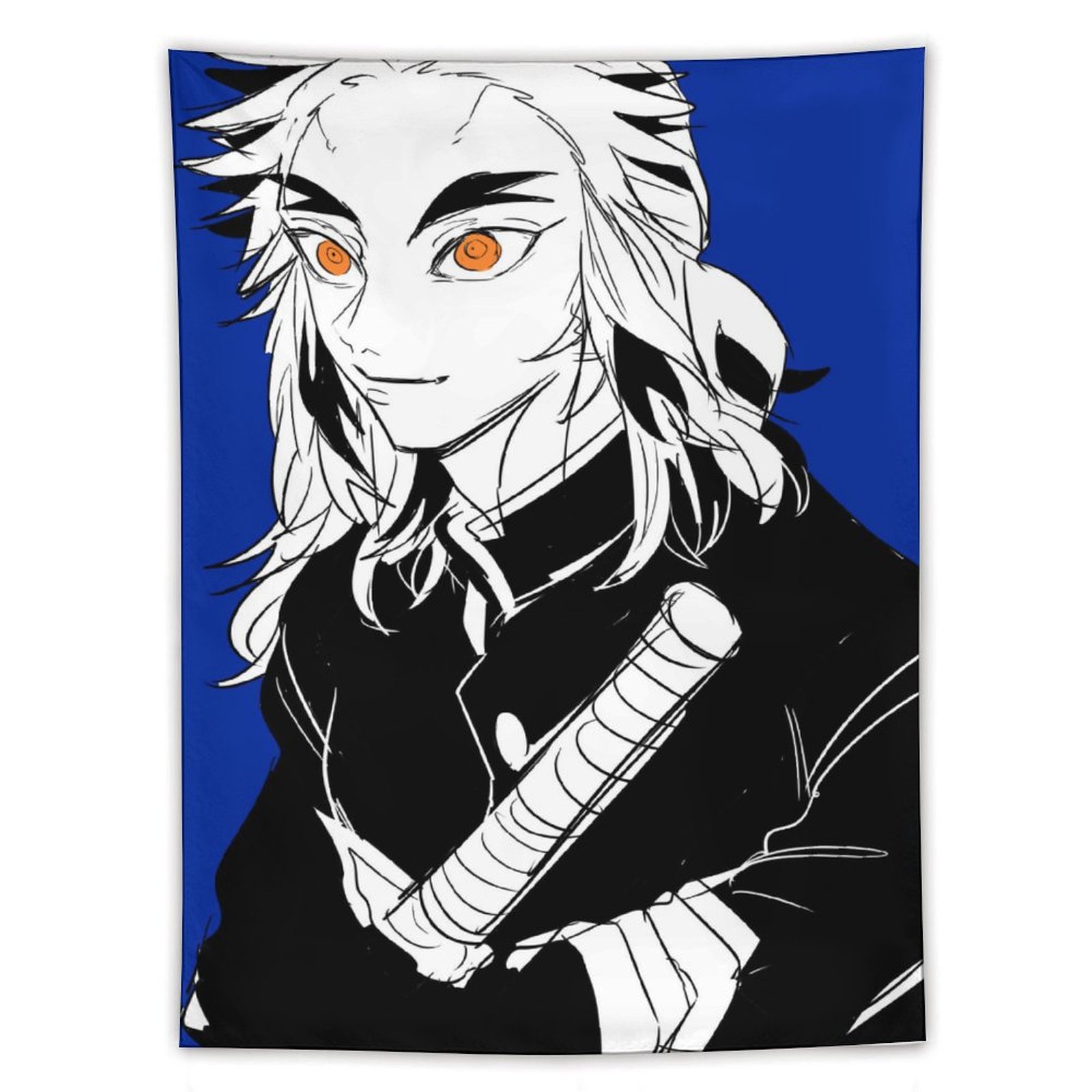 Demon Slayer -Line Art Tapestry Tanjiro Nezuko Kocho 60"x80" in ...