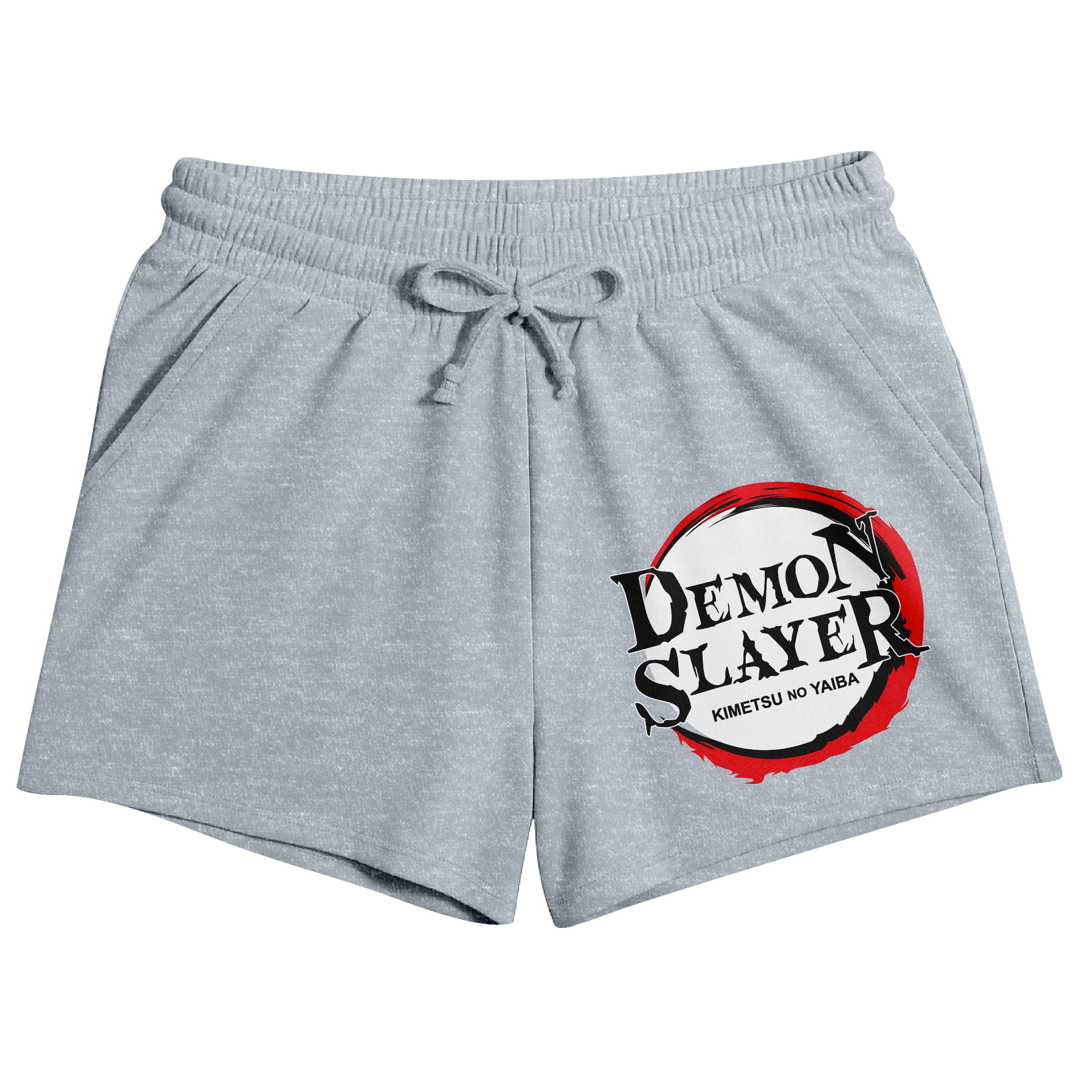 Demon Slayer Logo Women’s Gray Lounge Shorts -XL - Walmart.com