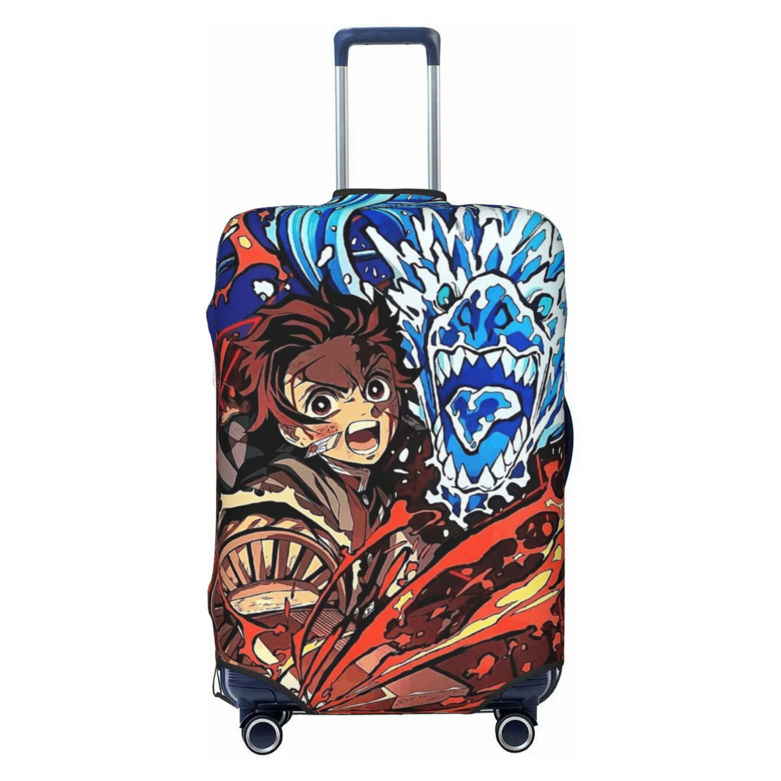 Demon Slayer Luggage Cover Printed Travel Luggage Sleeve High ...
