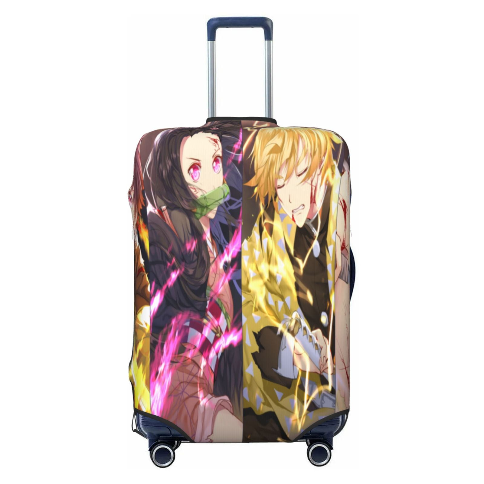 Demon Slayer Luggage Suitcase Covers Elastic Washable Cartoon Luggage ...
