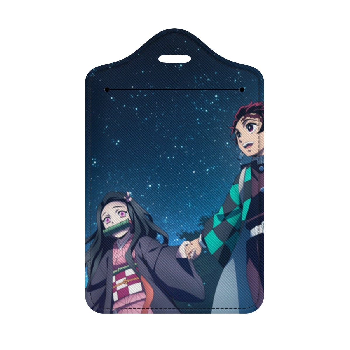 Demon Slayer Luggage Tags PU Leather with Privacy Cover Travel Cruise ...