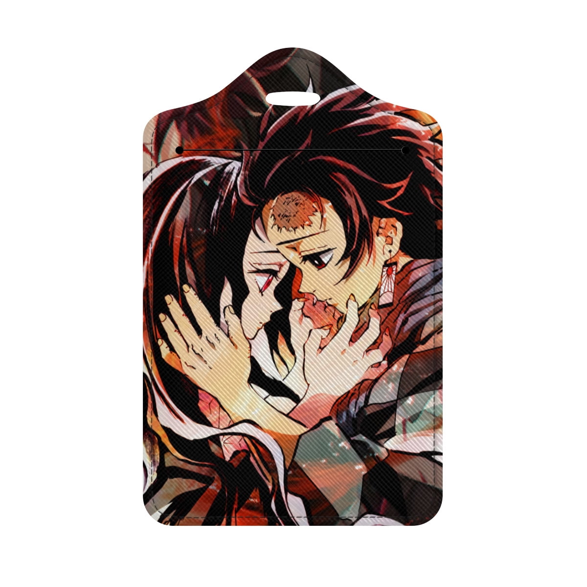 Demon Slayer Luggage Tags PU Leather with Privacy Cover Travel Cruise ...