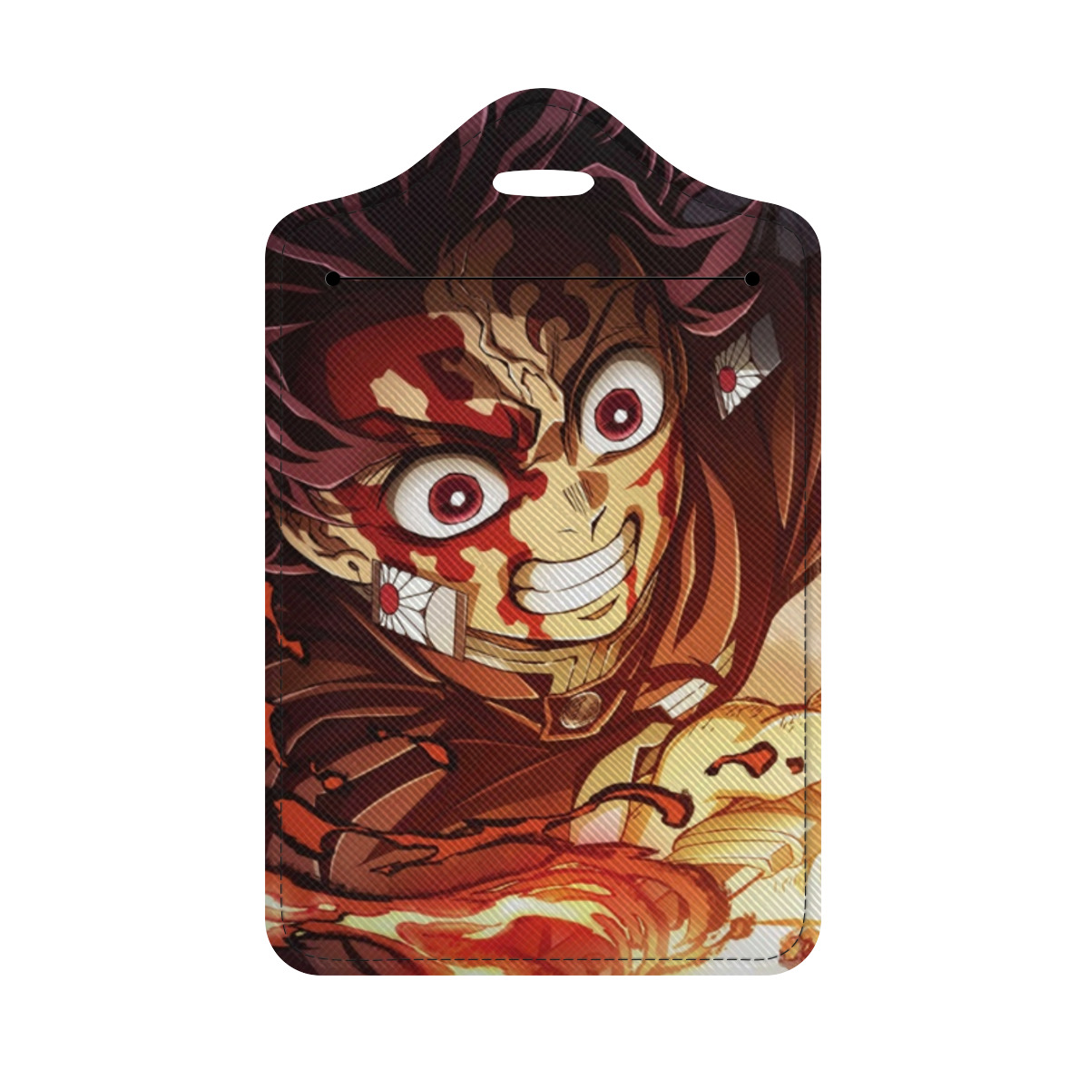 Demon Slayer Luggage Tags PU Leather with Privacy Cover Travel Cruise ...