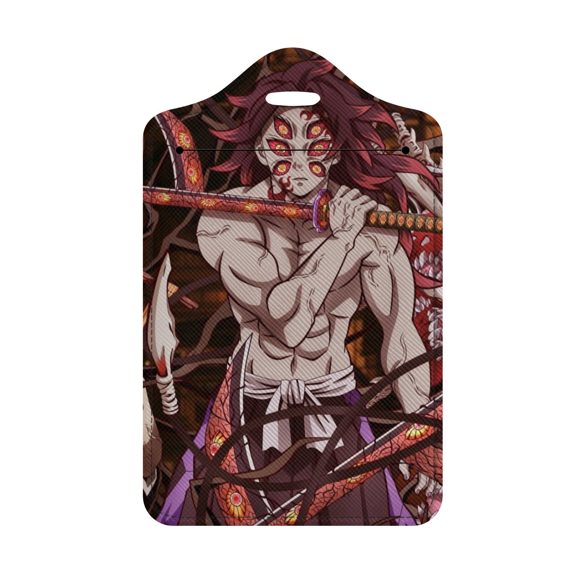 Demon Slayer Luggage Tags PU Leather with Privacy Cover Travel Cruise ...