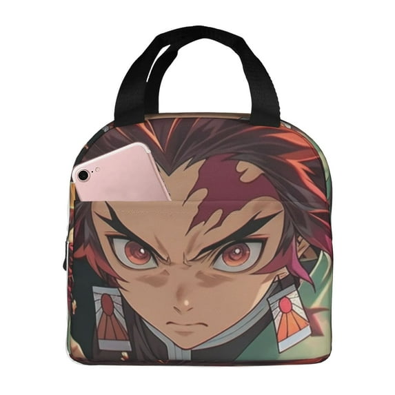 Demon Slayer Lunch Bag,Anime Lunchbox,Reusable Insulated Lunch Bag ...