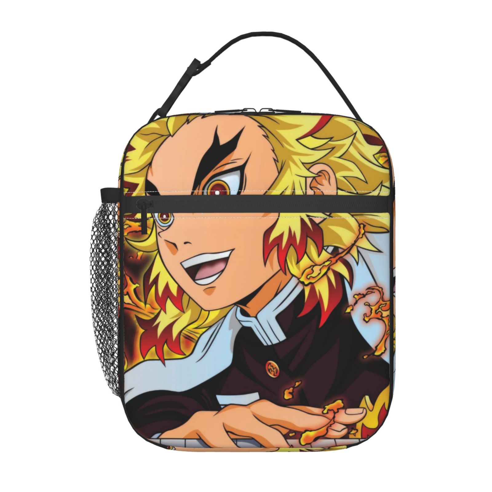 Demon Slayer Lunch Bag, Insulated Reusable Lunch Box, Large Capacity Lunch Tote Bag For Office ...