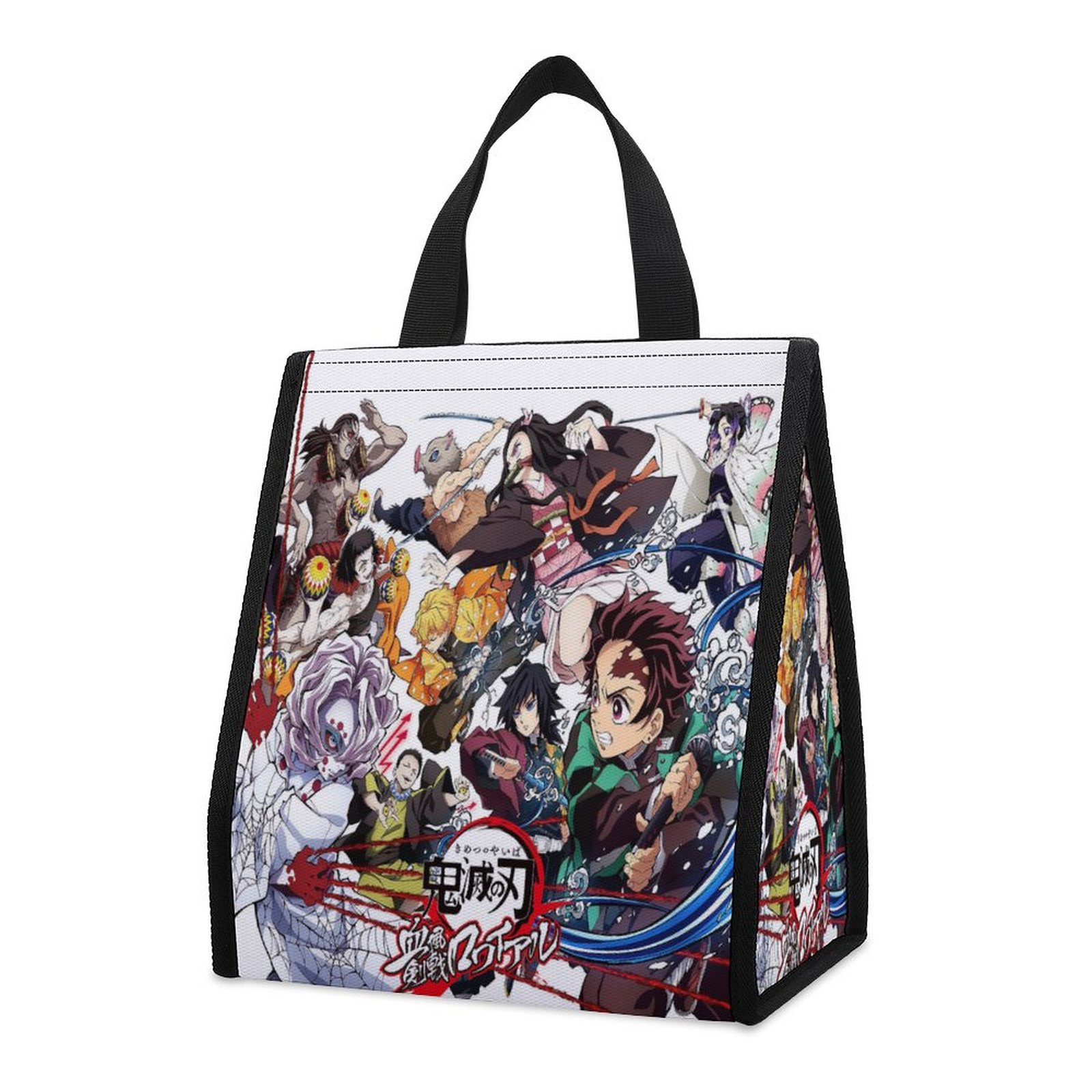 Demon Slayer Lunch Bag Insulated, Lunch Box Bag, Reusable Lunch Tote ...