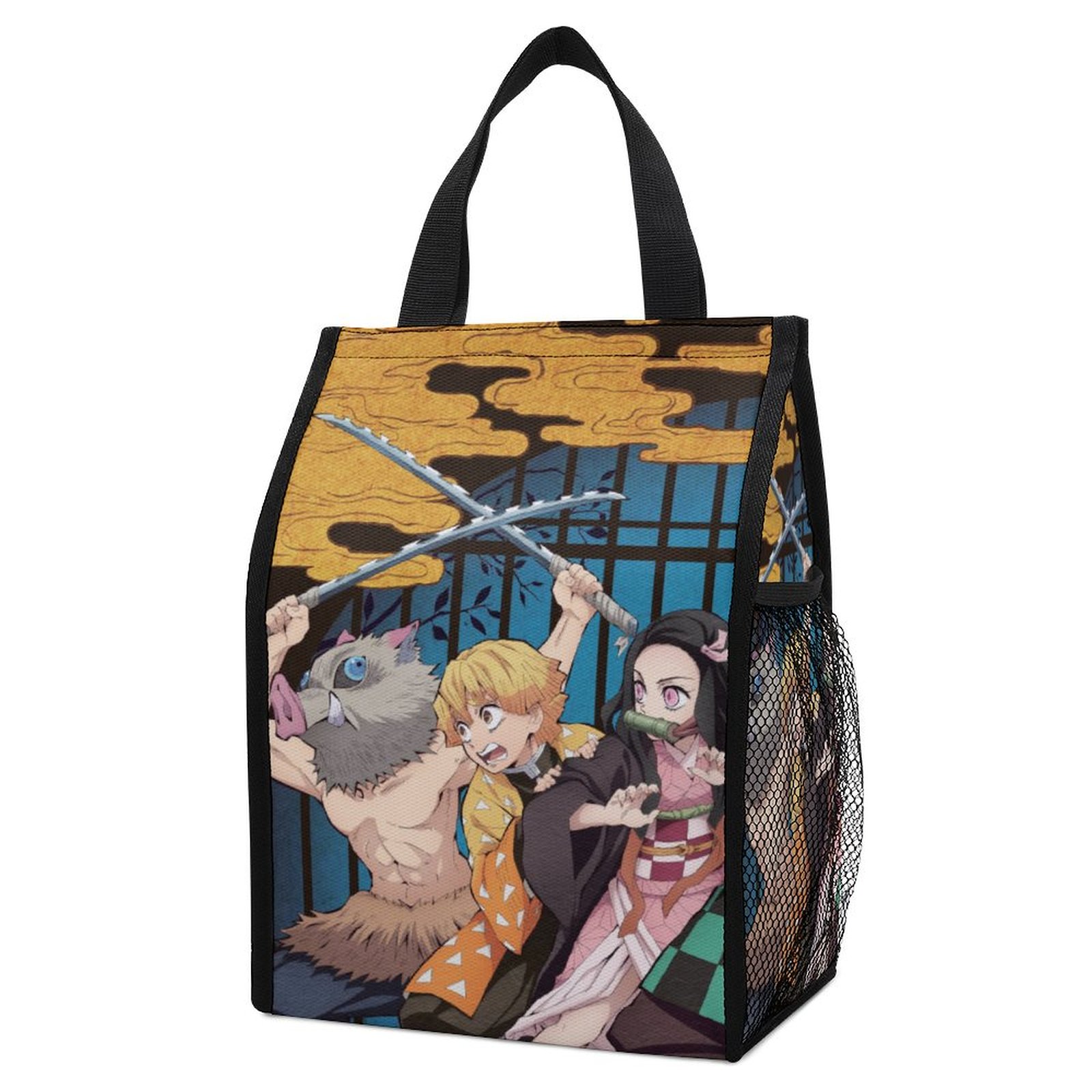 Demon Slayer Lunch Bag, Insulated Lunch Tote Large Lunch Box Container ...