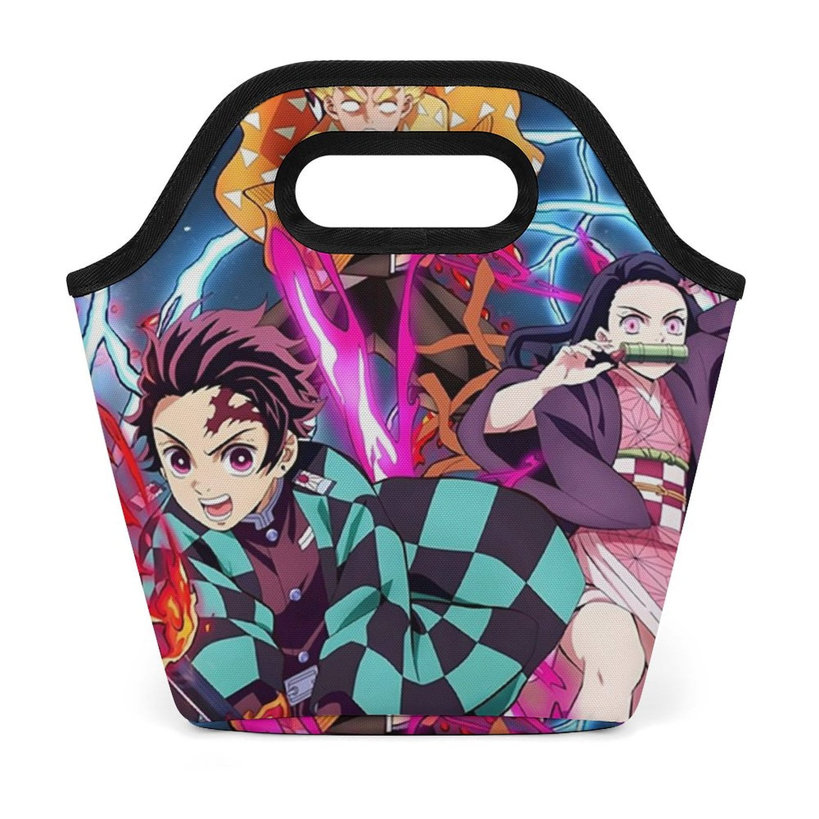Demon Slayer Lunch Bag, Insulated Lunch Tote Large Lunch Box Container ...
