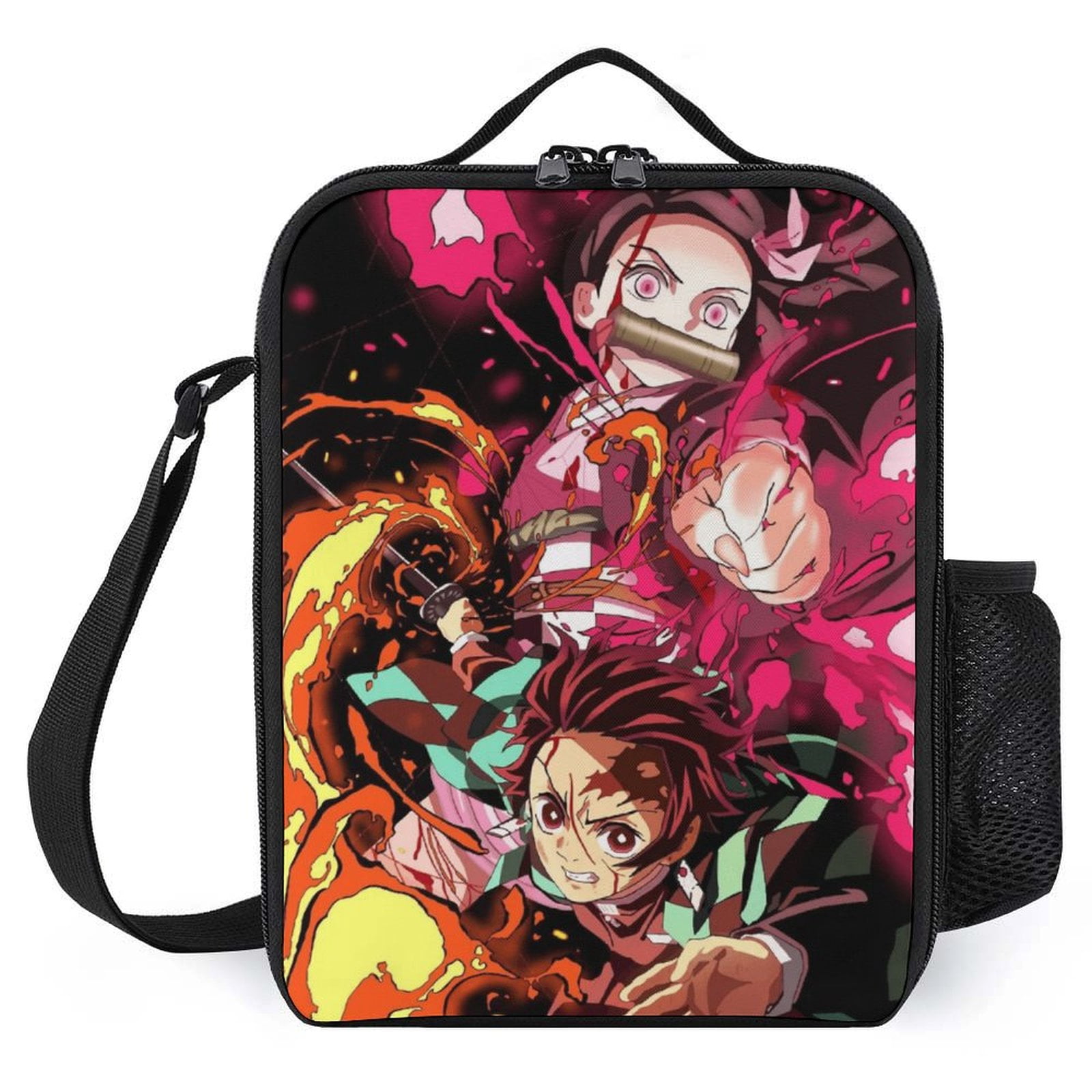 Demon Slayer Lunch Bag, Insulated Lunch Tote Large Lunch Box Container ...