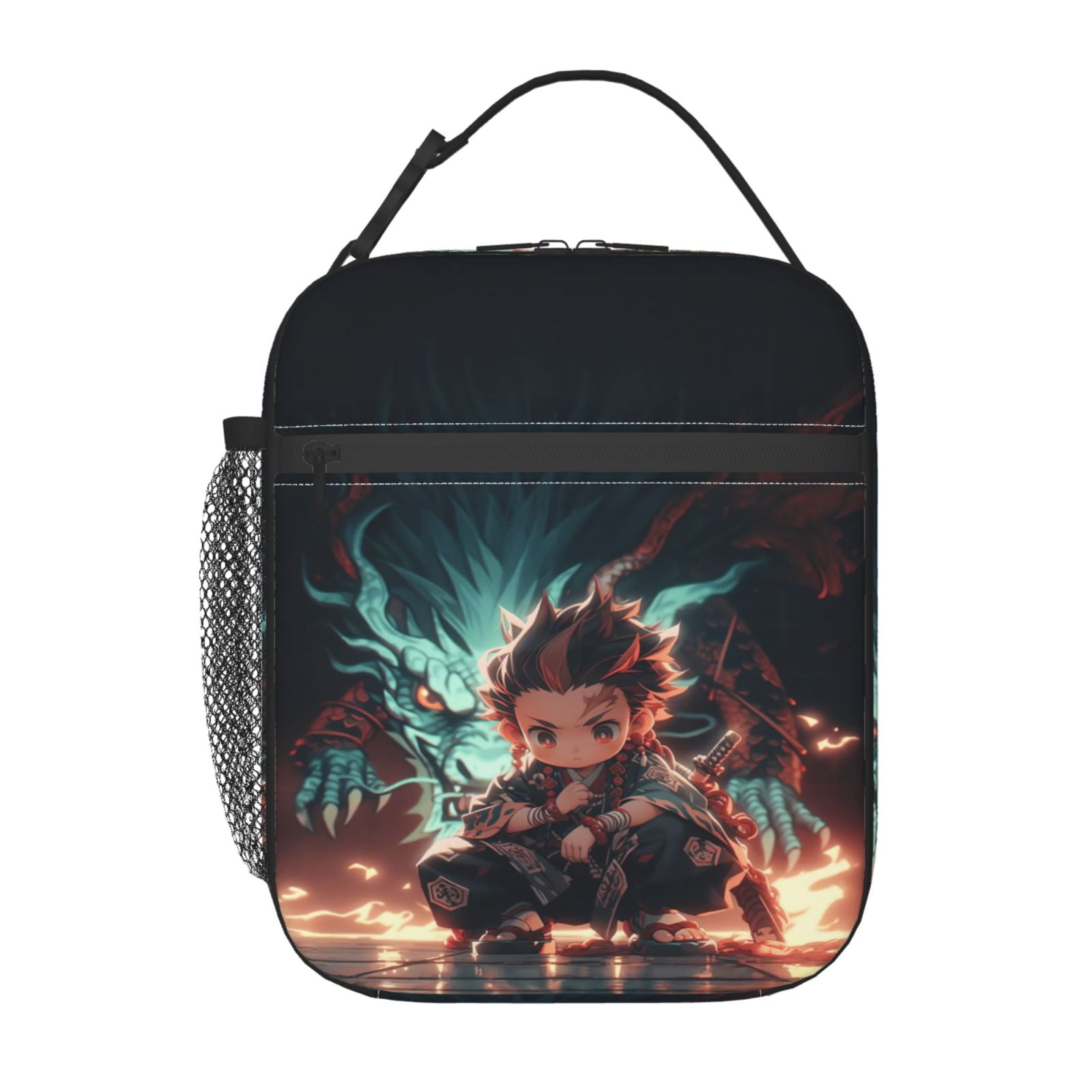 Demon Slayer Lunch Bag Portable Insulated Thermal Lunch Tote with ...