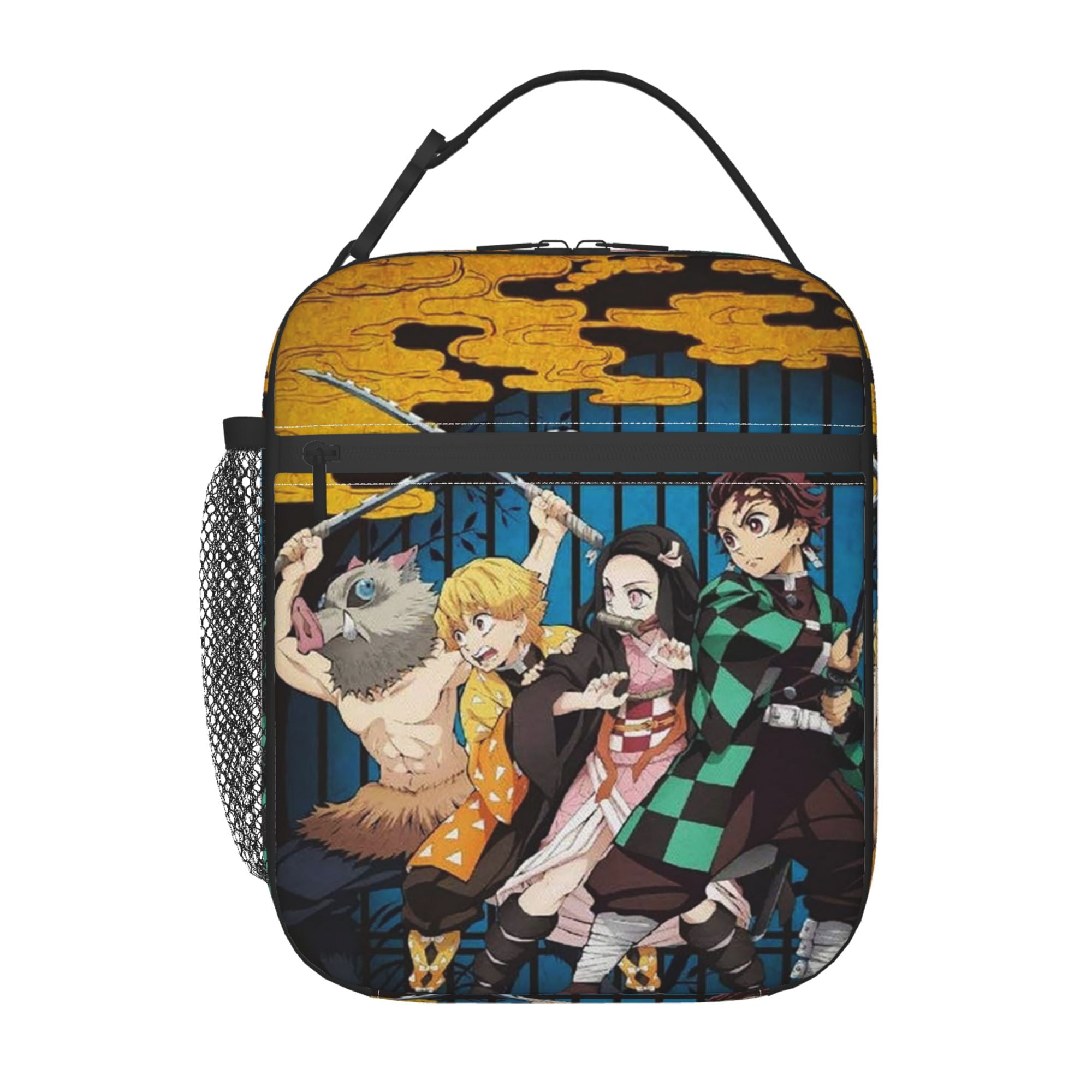 Demon Slayer Lunch Bag Portable Tote Bag Insulated Lunch Box Picnic ...