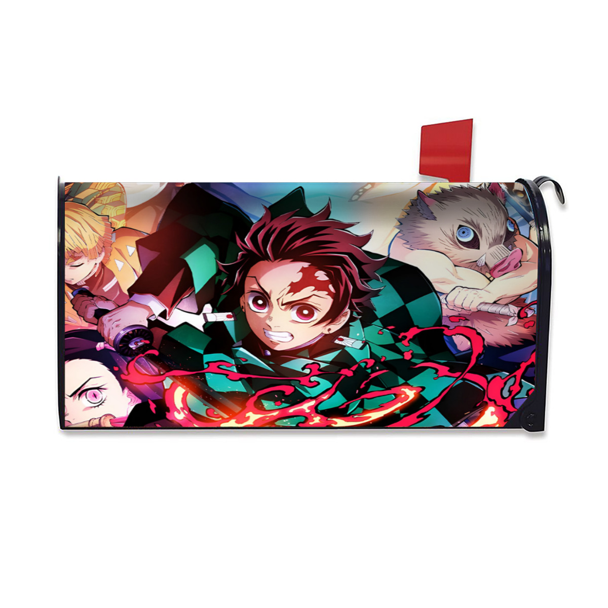 Demon Slayer Mailbox Cover with Magnetic Strip Anime Mailbox Package ...