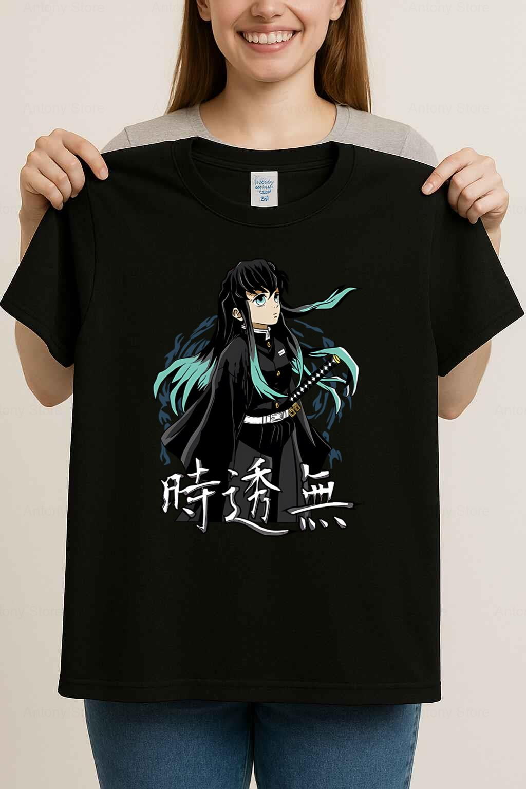 Demon Slayer Manga Muichiro Tokito Nezuko Tanjiro T-Shirtunisex up to ...