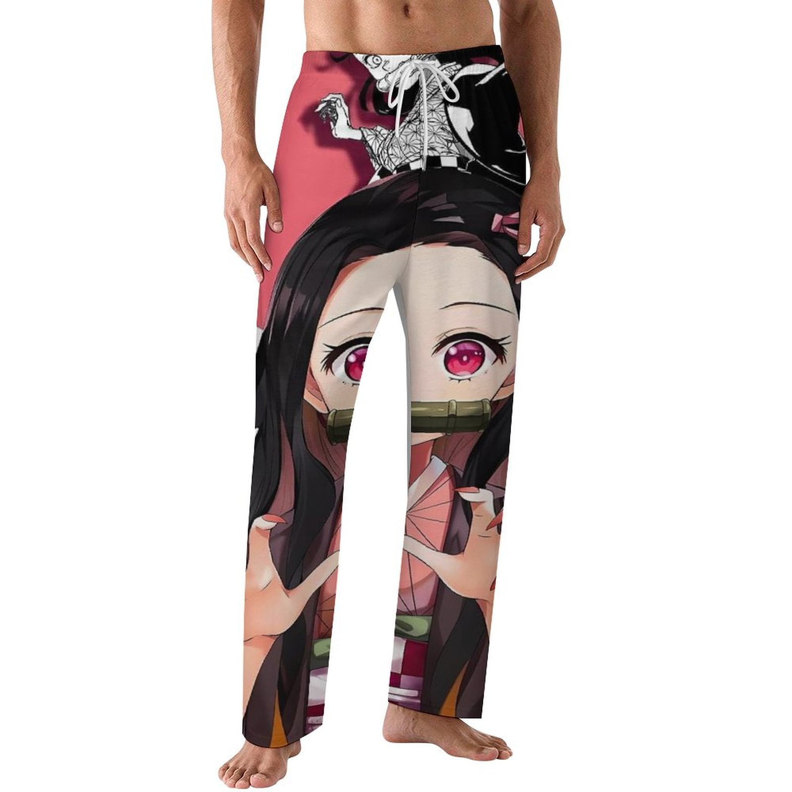 Demon Slayer Mens PJ Pajama Pants Bottoms Lounge Pants Sleepwear PJs ...