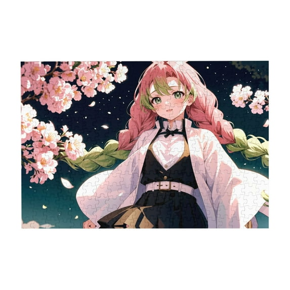 Demon Slayer Mitsuri Kanroji 300 Piece Puzzles , Wooden Jigsaw Puzzle ...