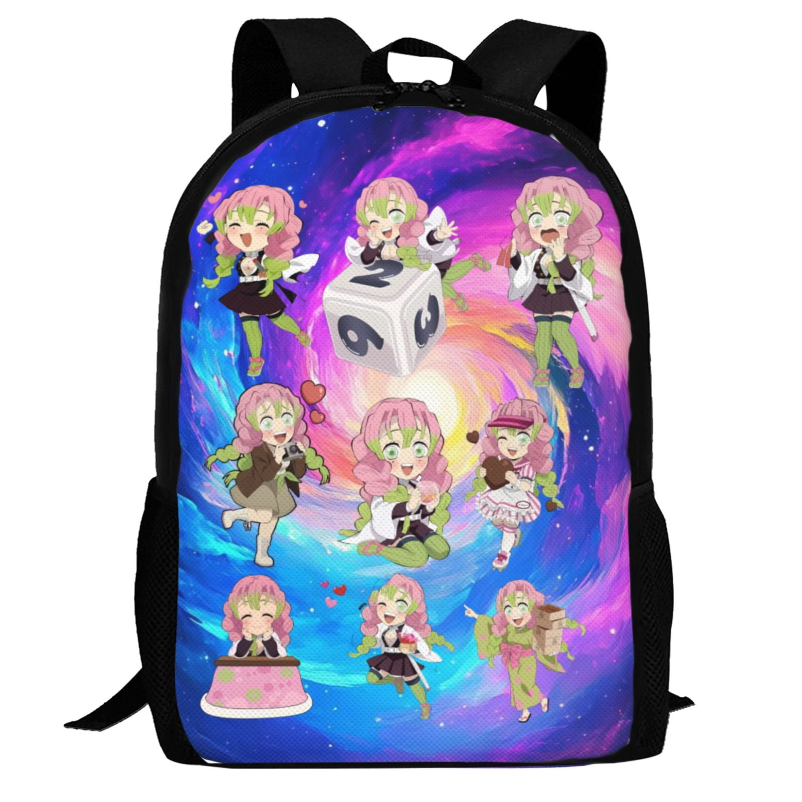 Demon Slayer Mitsuri Kanroji Backpack,3d Print Laptop Backpack ...